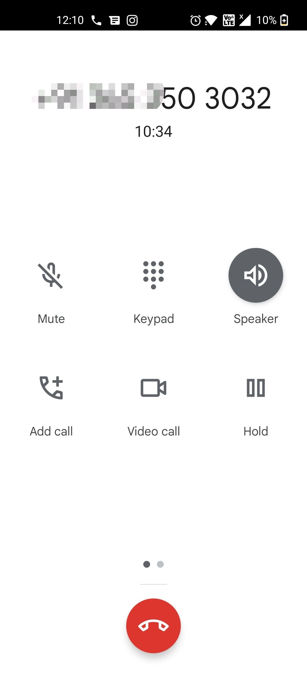 Phone gets stuck on calling Screen OnePlus 9RT