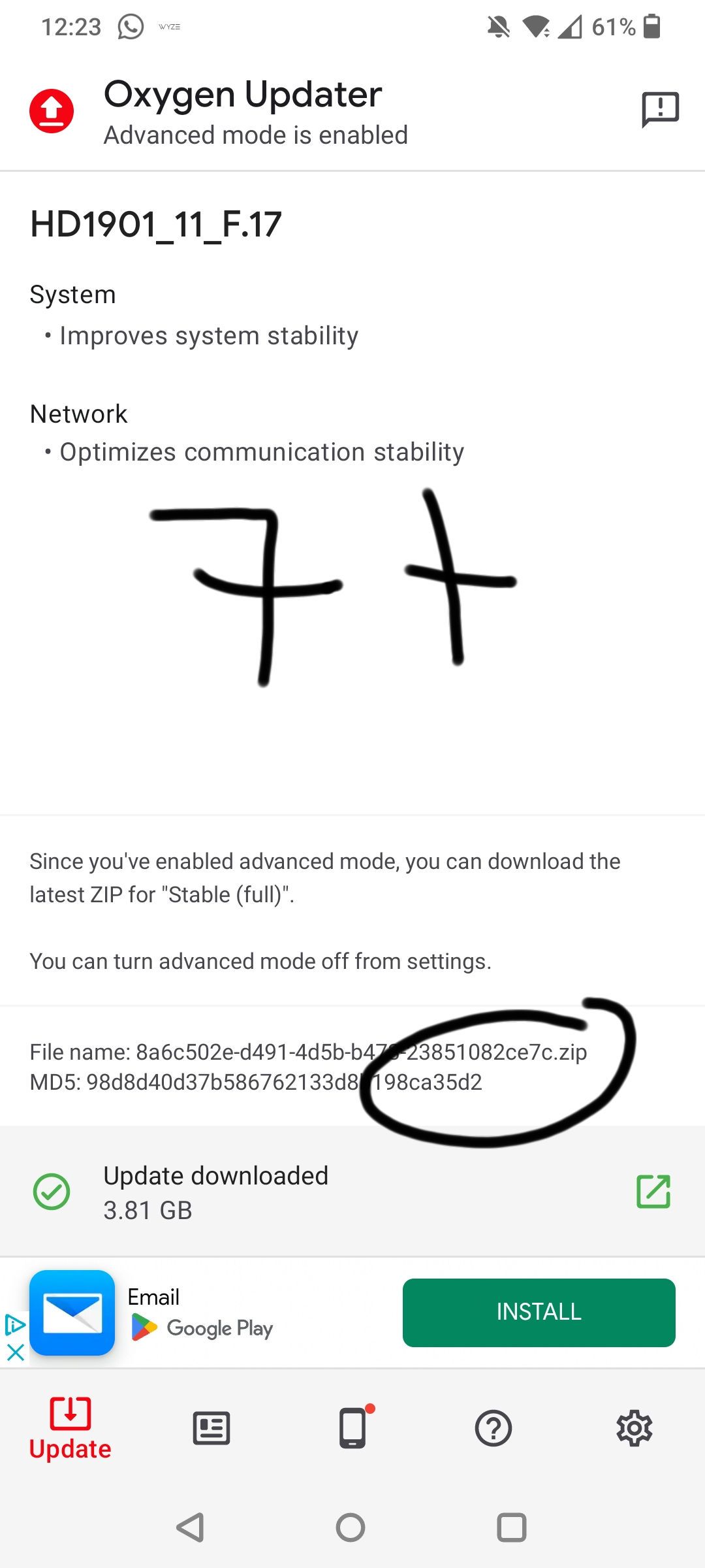 Why both india and global version showing HD1901 can i install this on ...