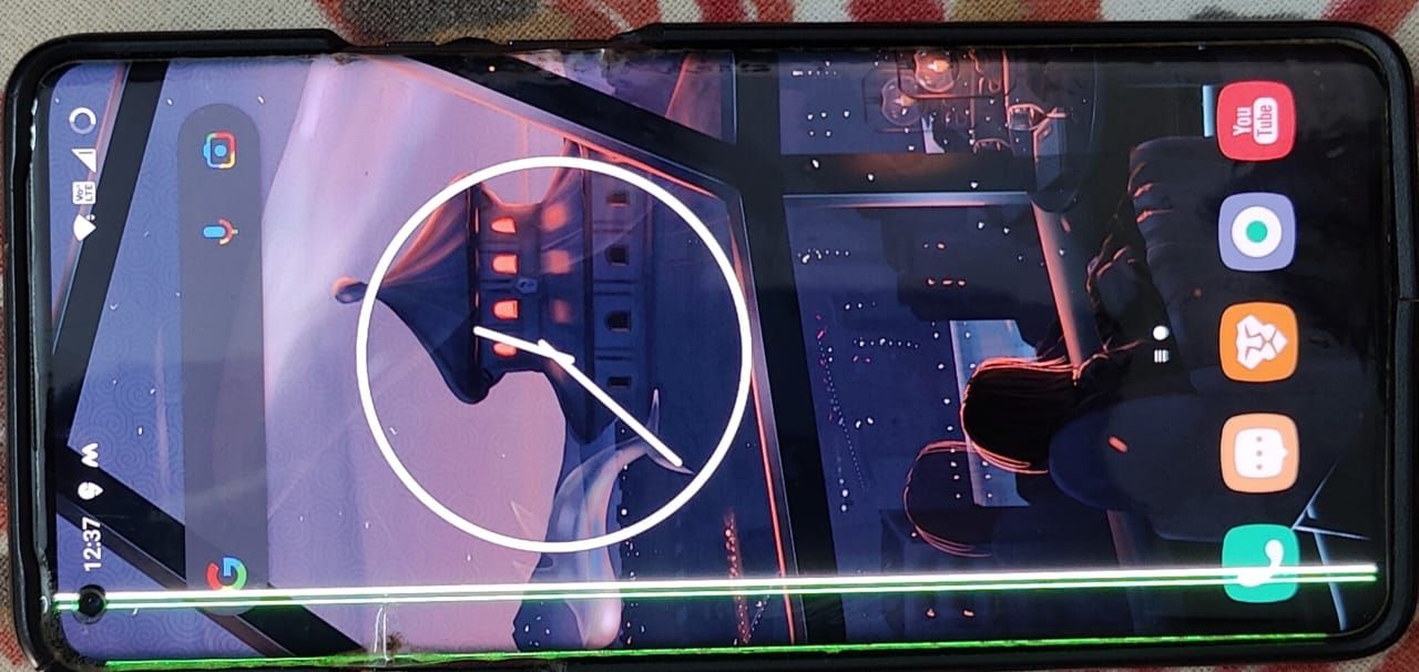 OnePlus 8 pro screen lines