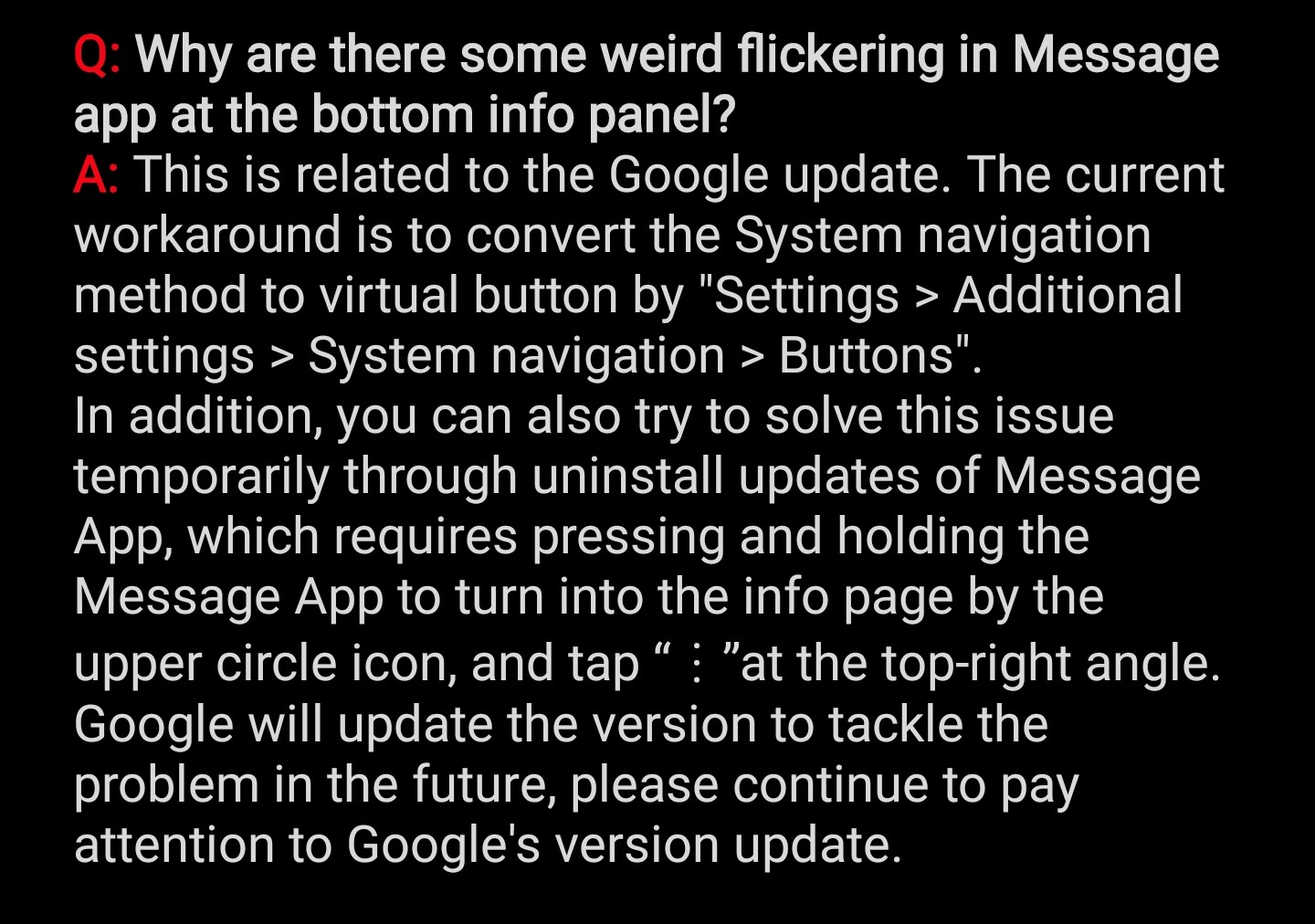 Please fixed this error all the oneplus user are facing issu