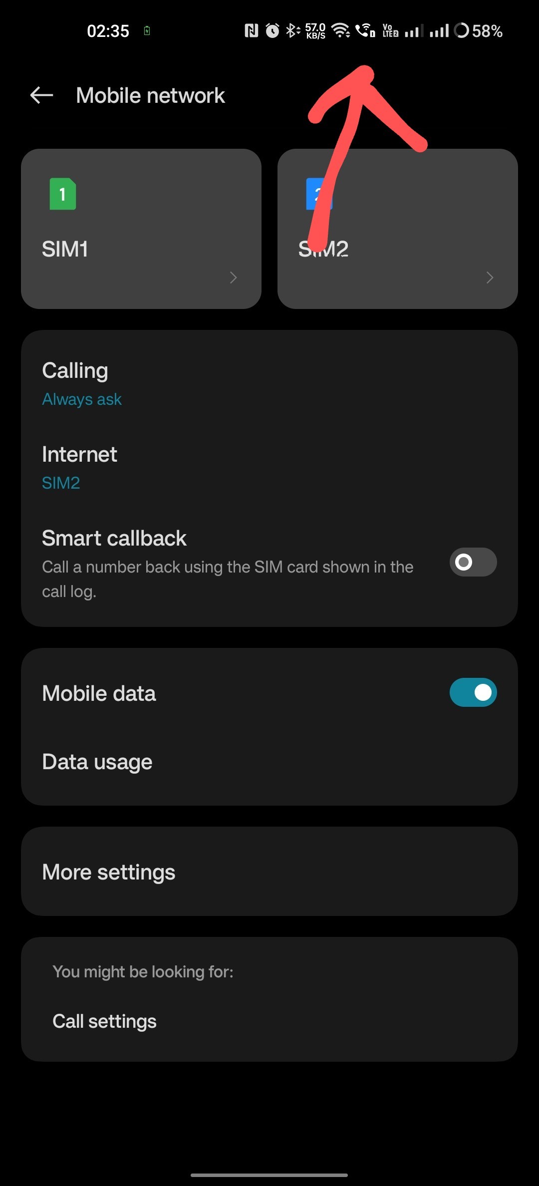 OnePlus 8 pro wifi calling enabled on OOS13.1 Followed the s