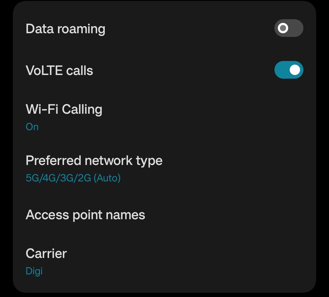 OnePlus 8 pro wifi calling enabled on OOS13.1 Followed the s