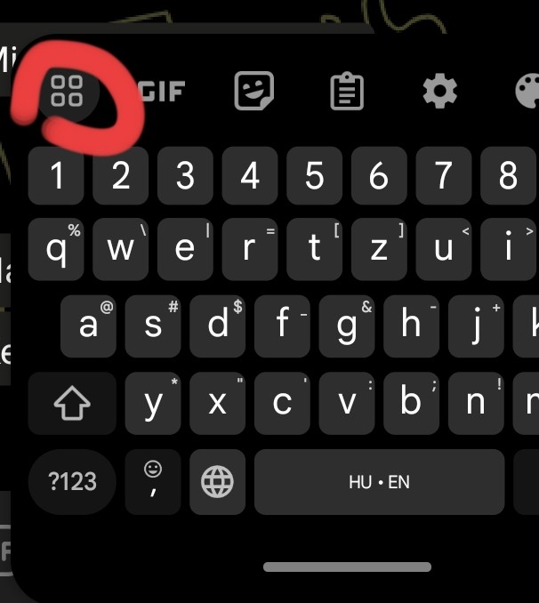 Floating keyboard in landscape mode