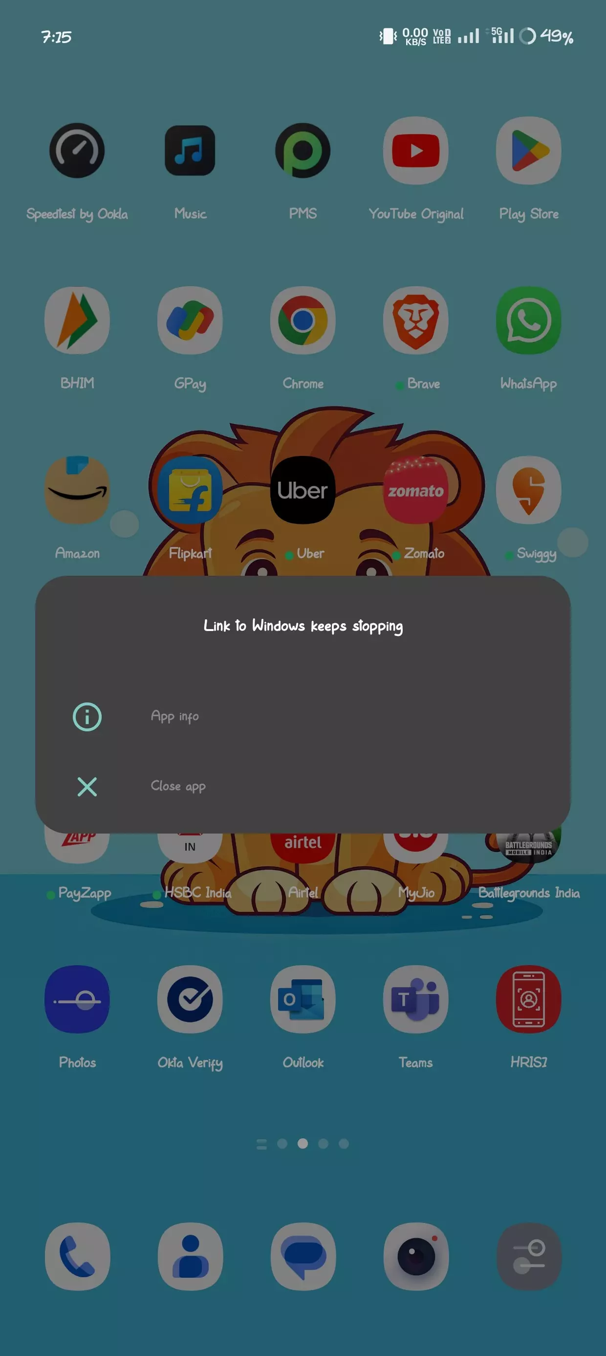 Hope to see the "Link to Windows" app working fine soon on m