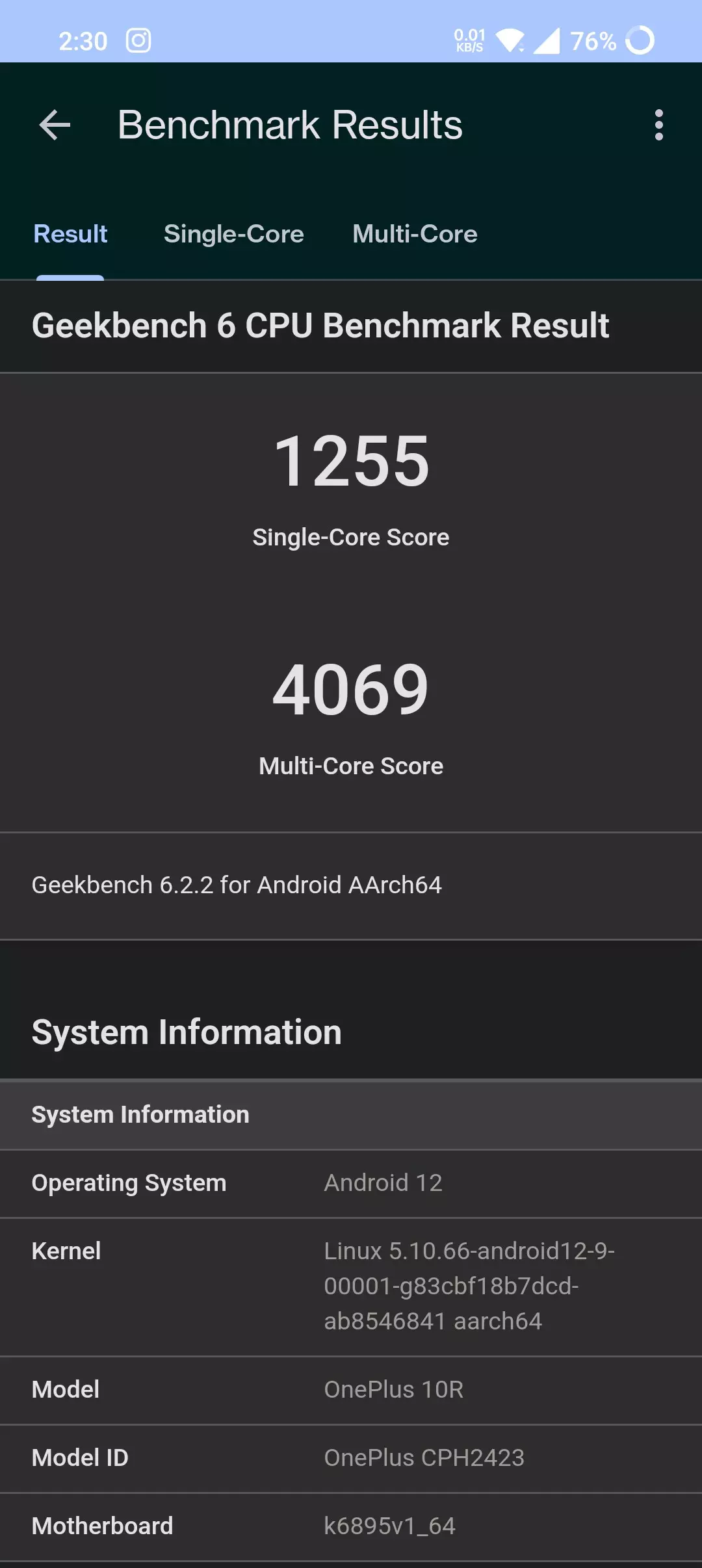 finnly I feel it that's my original 10r performance