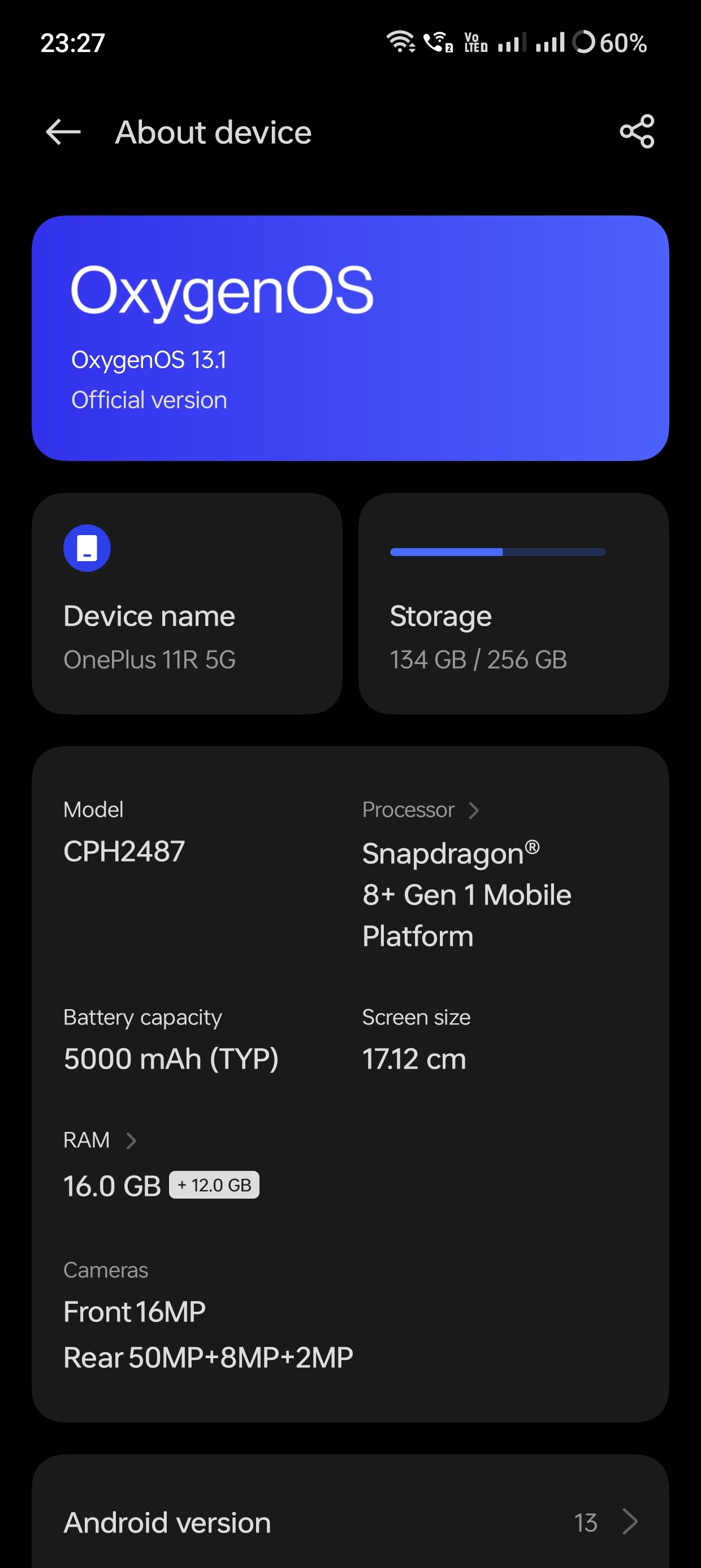 [CLOSED]Still not received Android 14 on Oneplus 11R