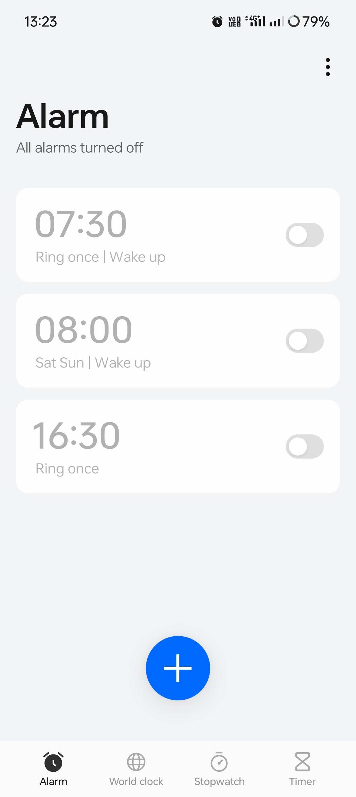 Clock icon bug on Oneplus 11r