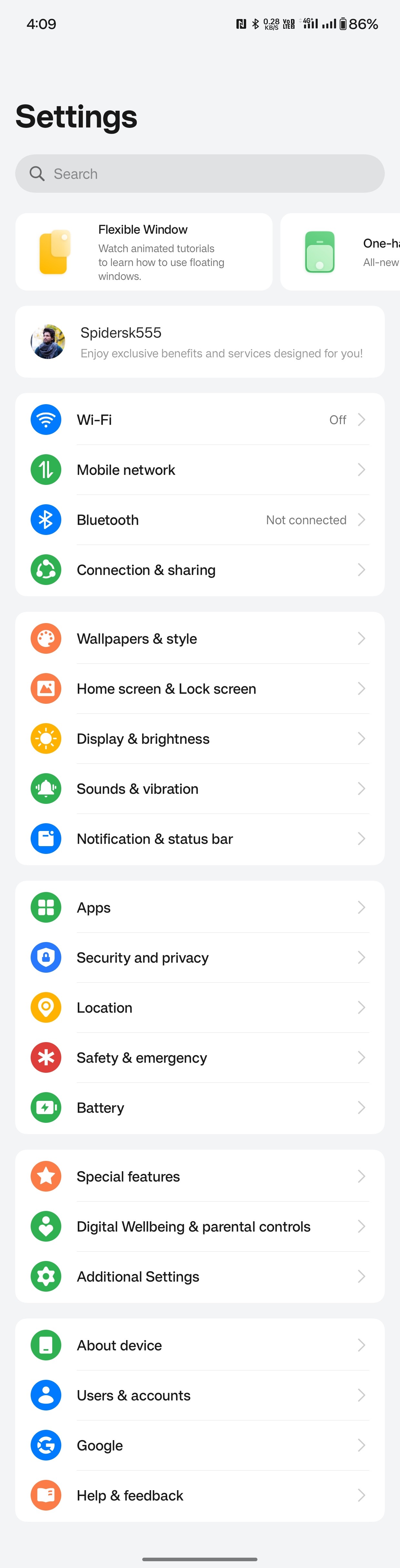 This UI design is in all phones like Oppo, Realme, and simil