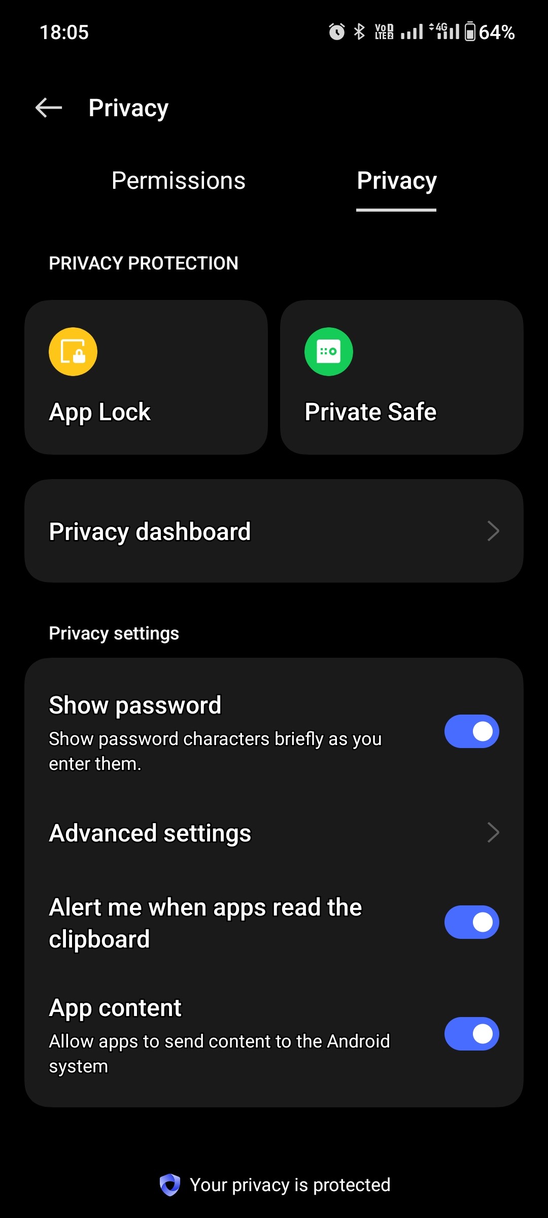 Hidden apps