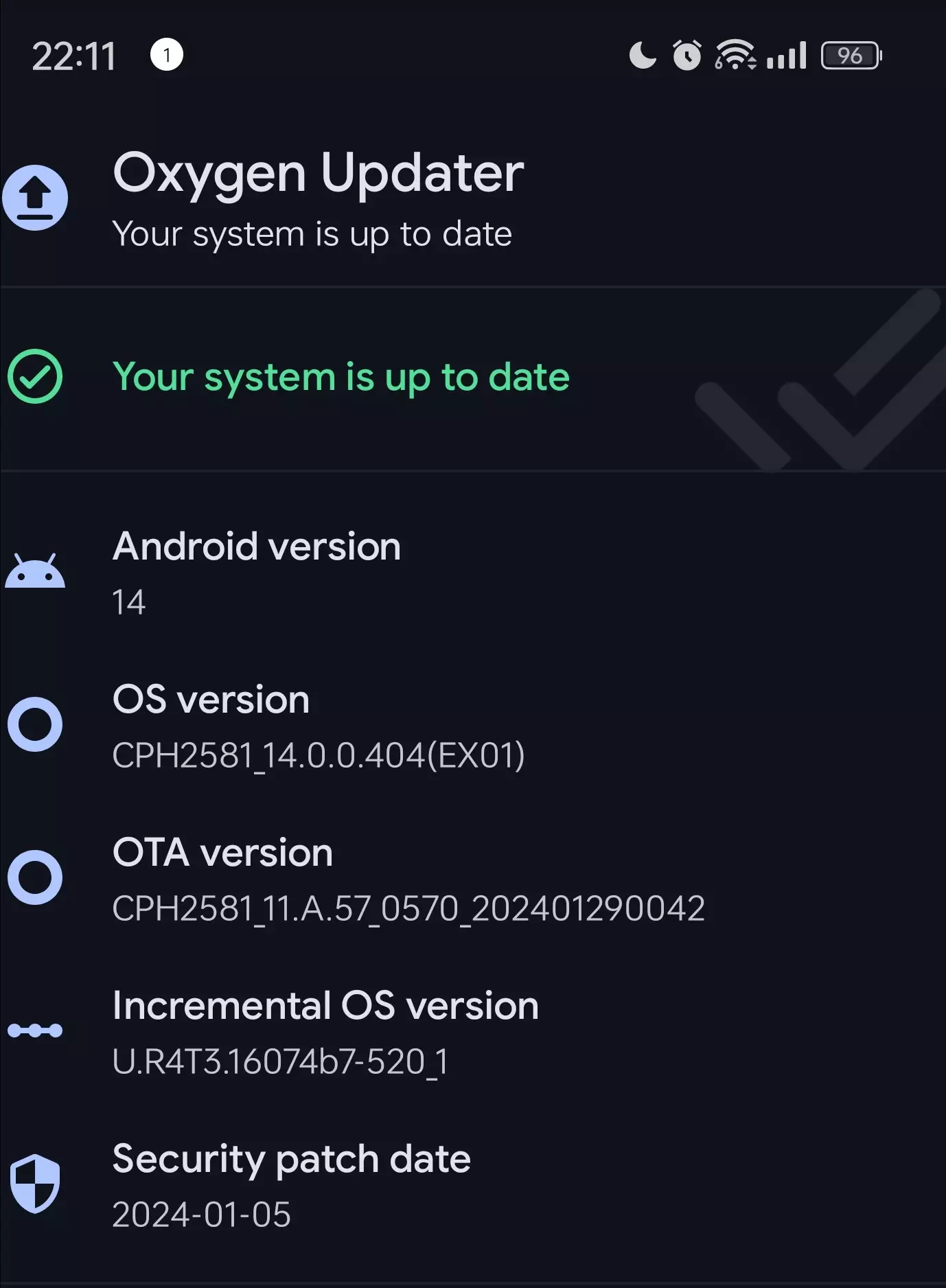 Converted OP12 (PJD110 > CPH2581) OS-Update Path