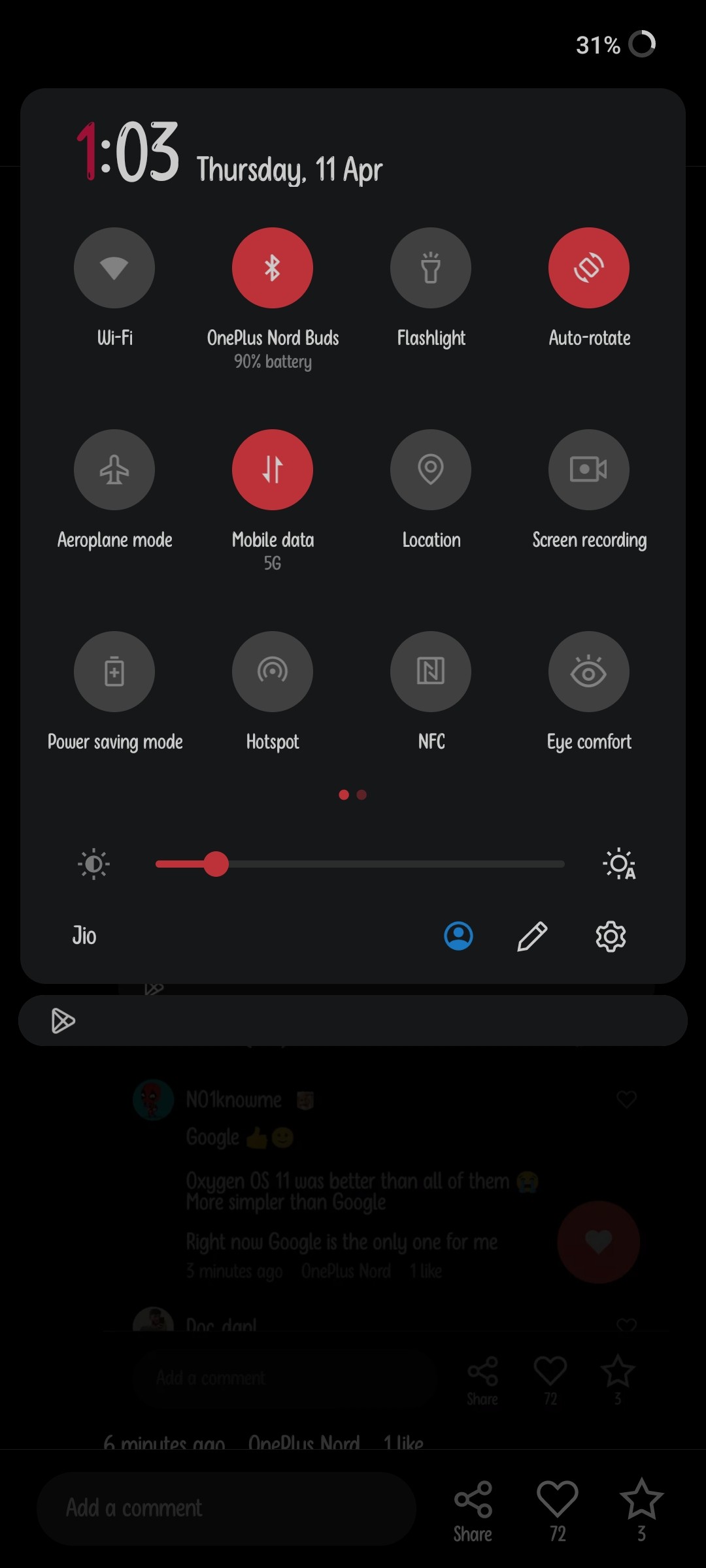 Comparing Quick Panel layouts. Which setup do you prefer? 📱