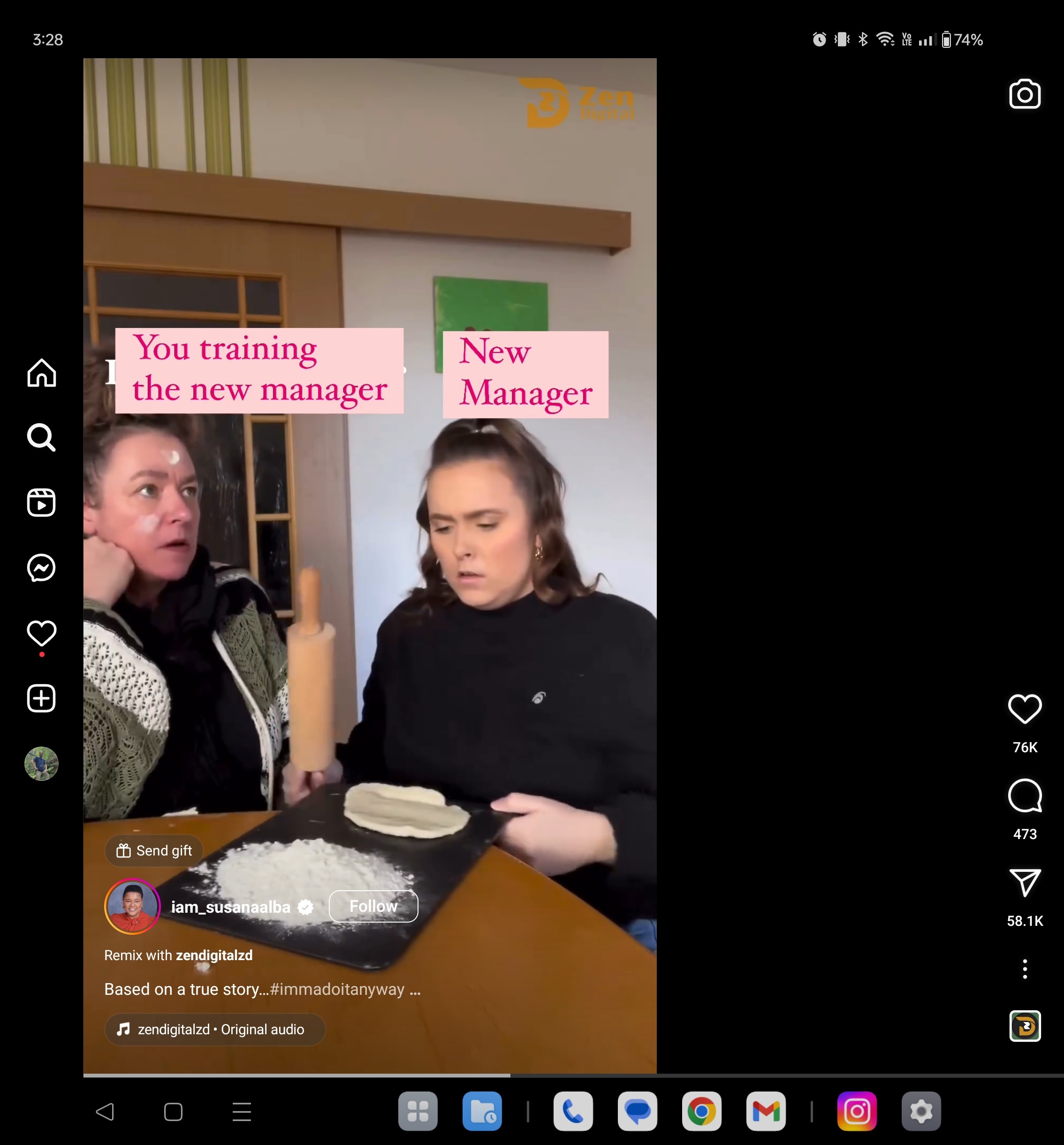 Instagram behavior
