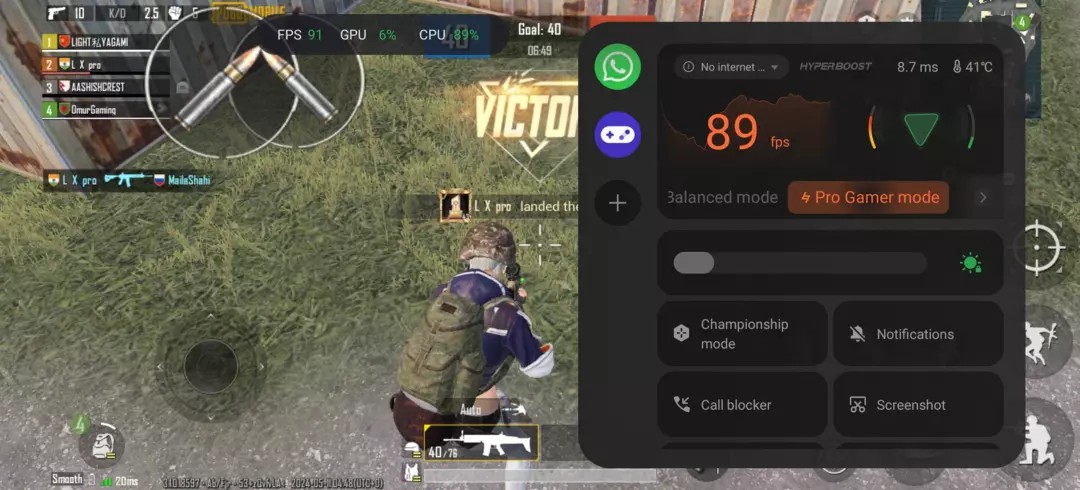 ON MY OP 12R IT DOES NOT START THROTTLEING EVEN AFTER REACHI
