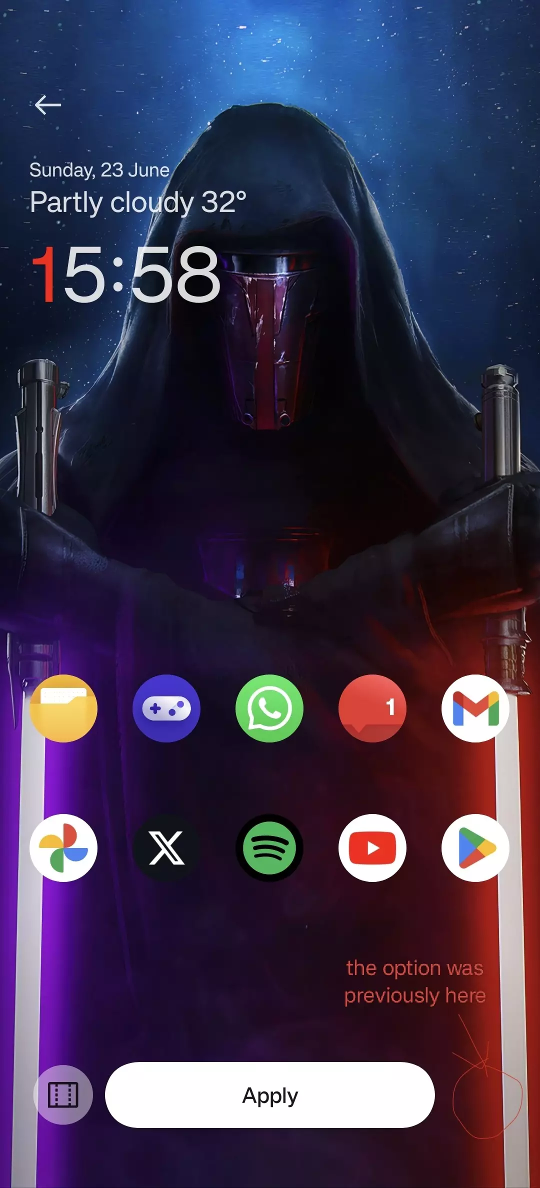 Annoying wallpaper zoom effect