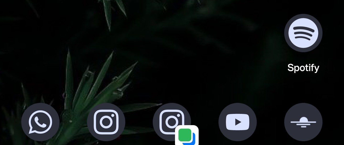 App clone icon changed to weird green look