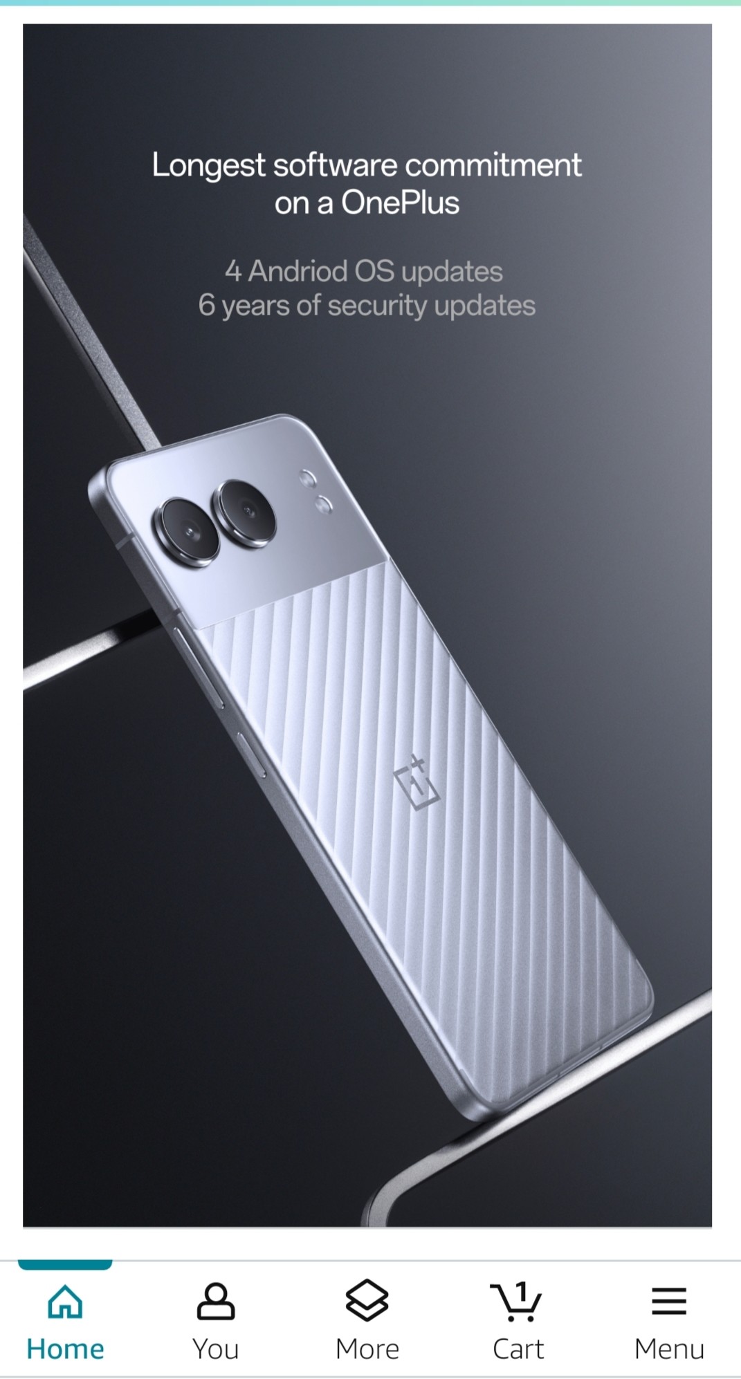 Dear OnePlus, The advertisement in the amazon website is hav