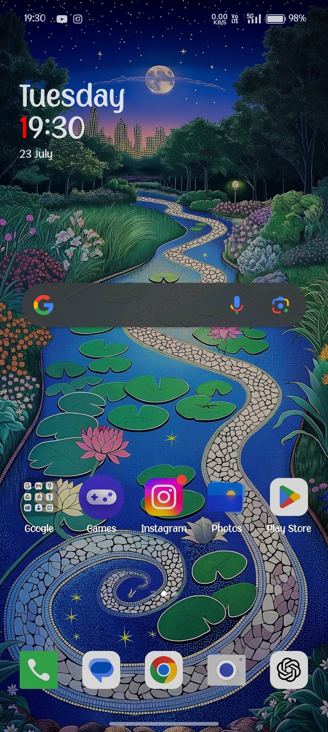 Home screen setup?