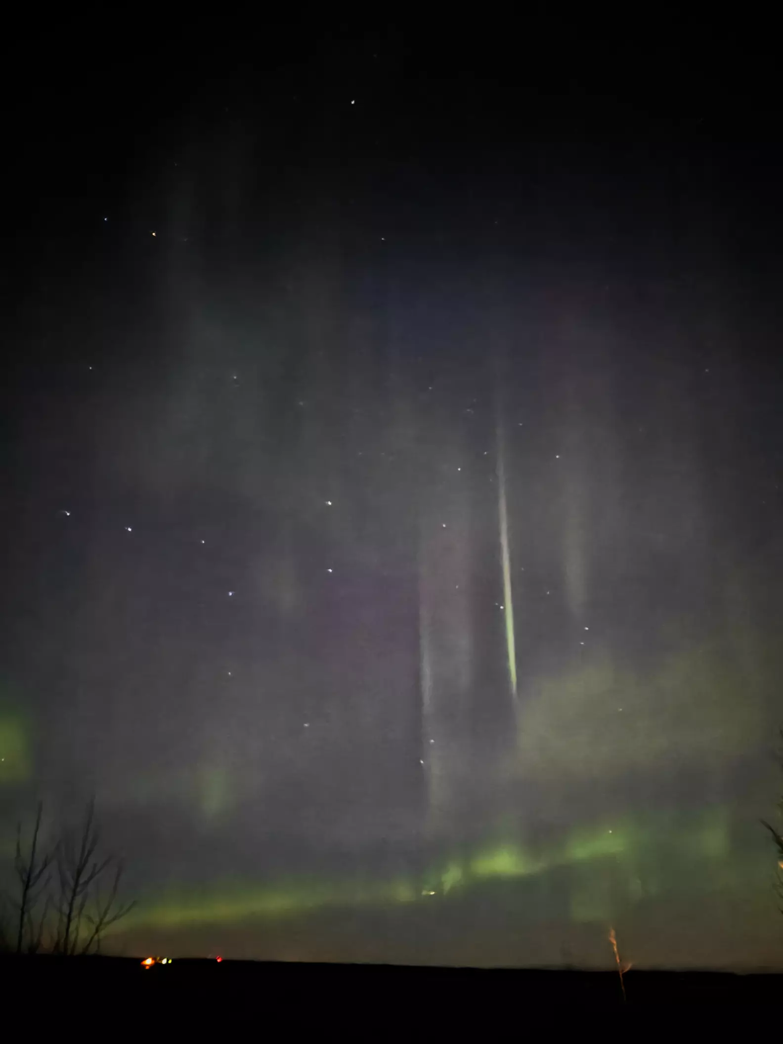 Northern Lights in Anchorage, AK shot with OnePlus 12