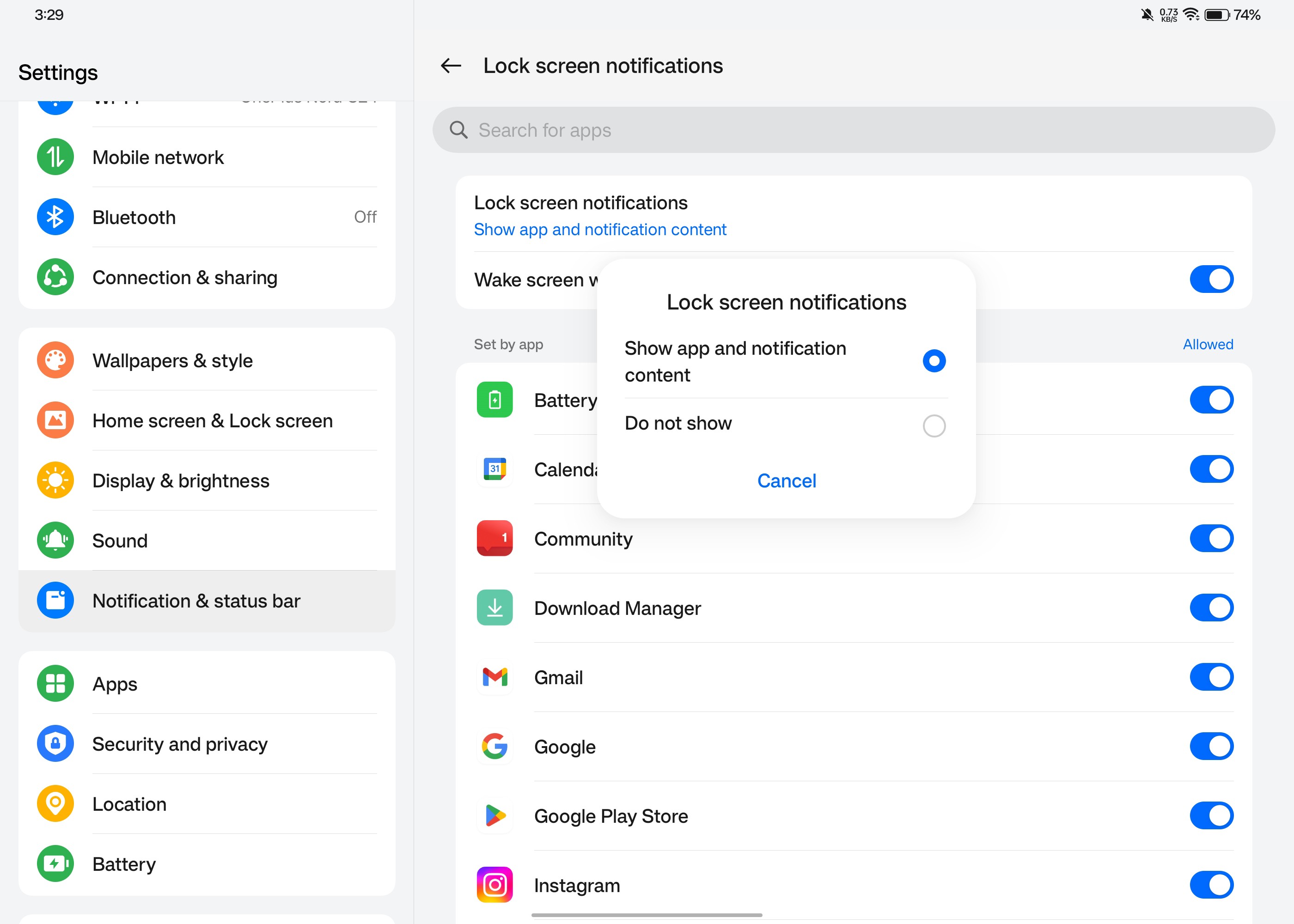 NO NOTIFICATIONS ON HOME SCREEN