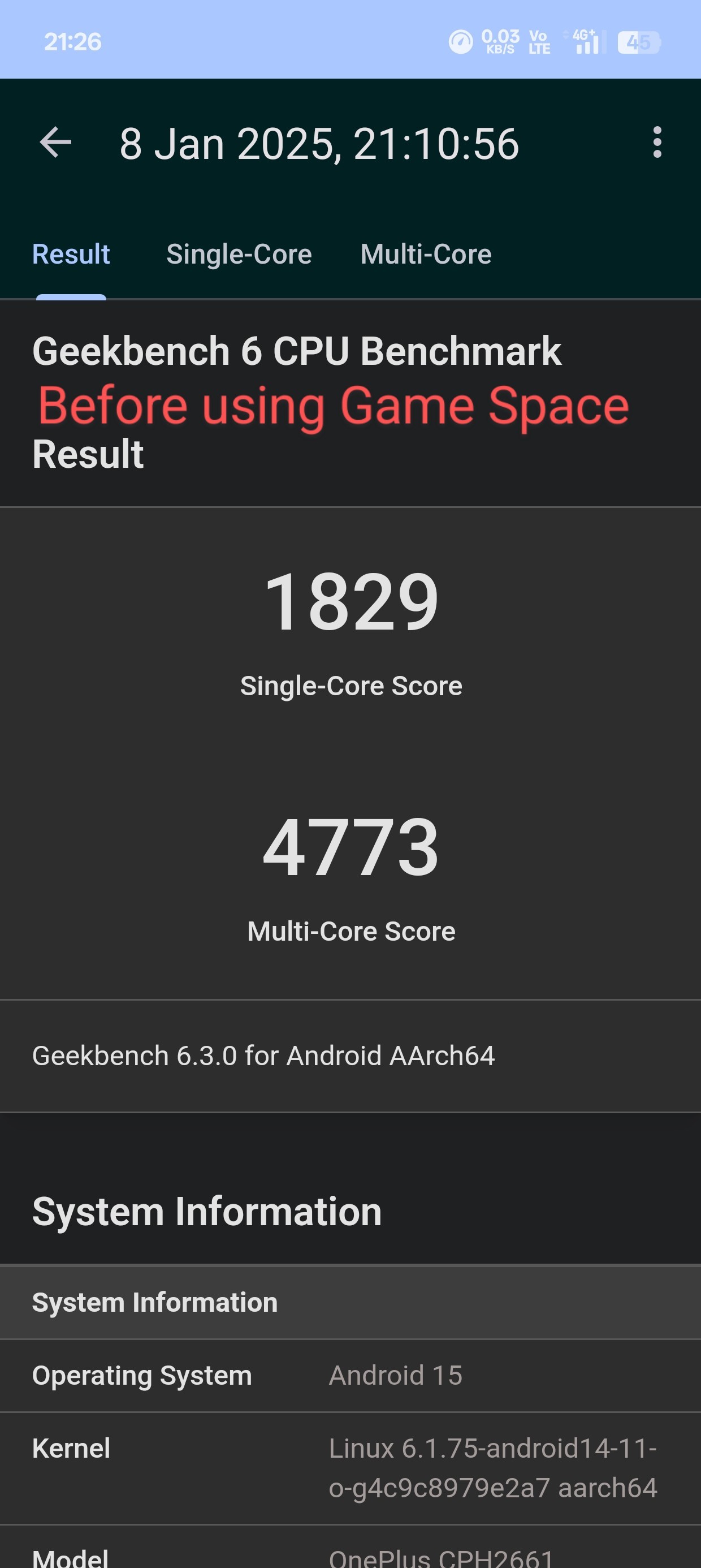 Why does Game Space(Games app) decrease performance?