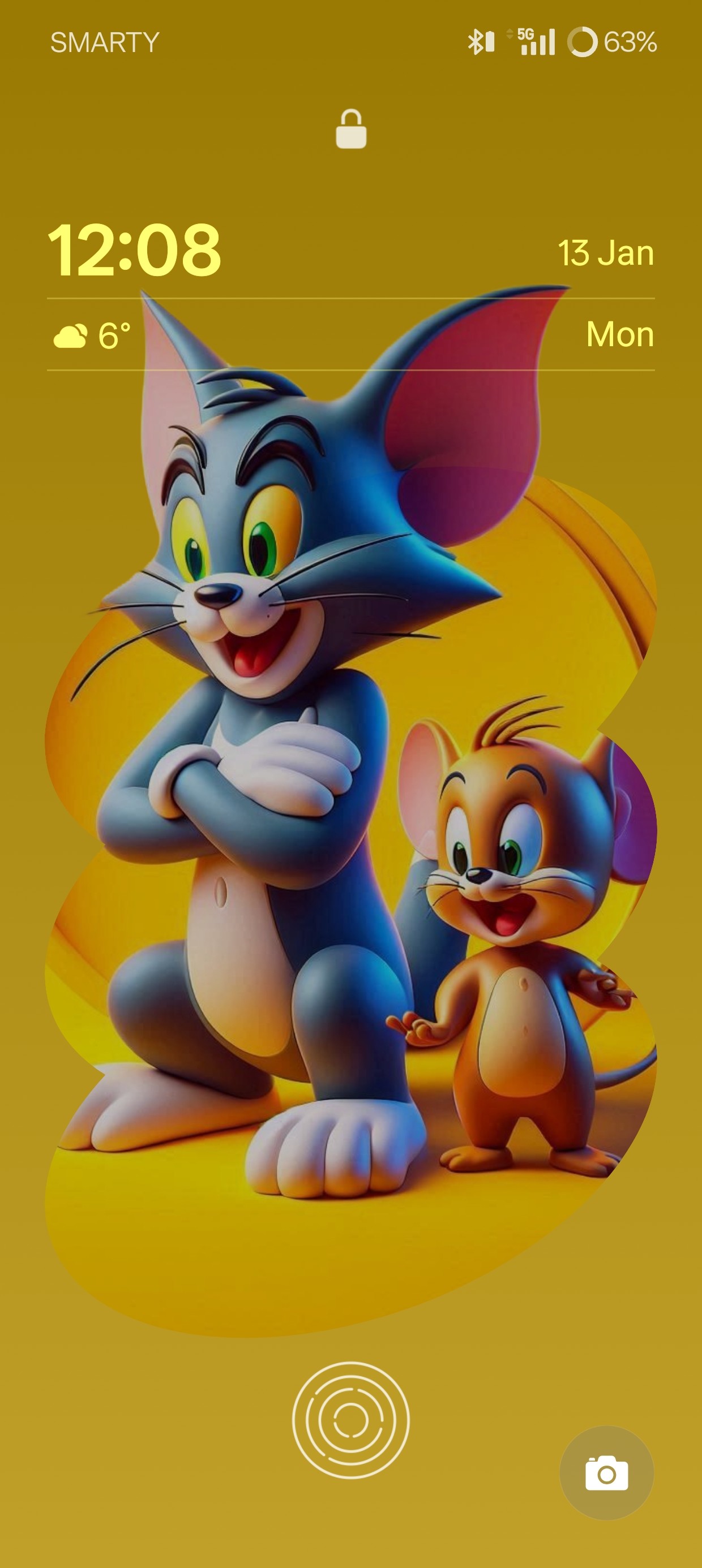Tom and Jerry cool ai generated wallpaper