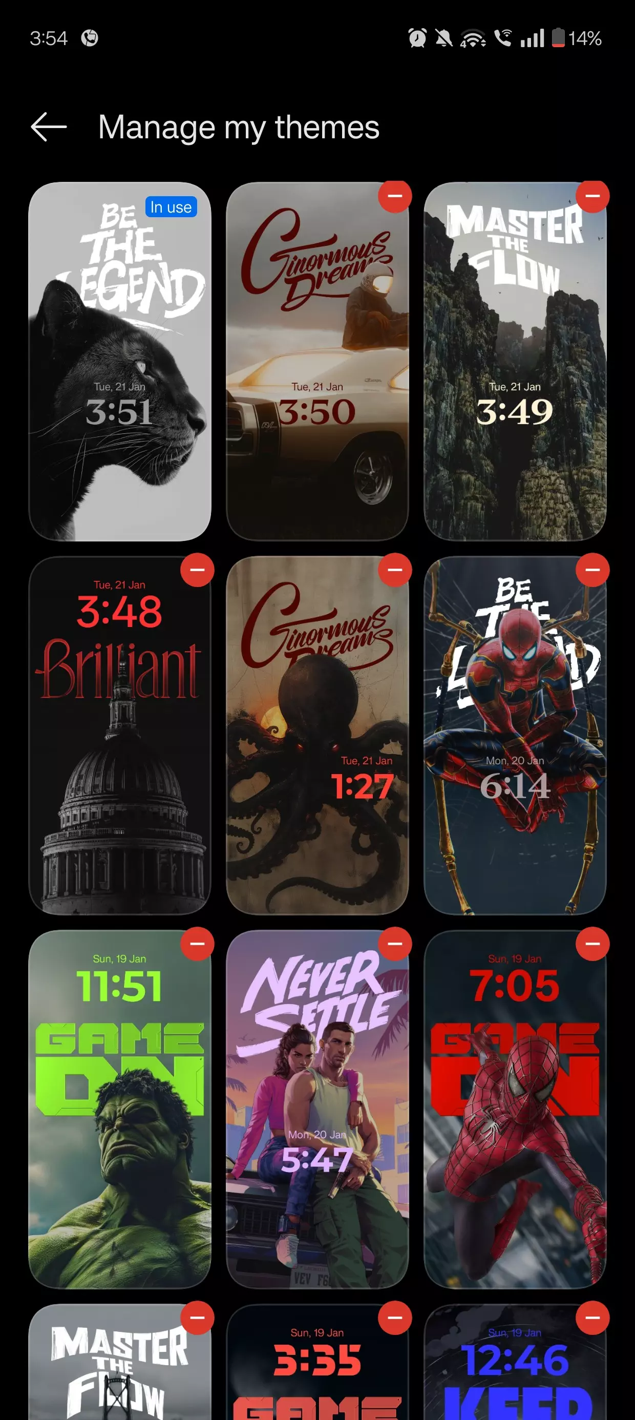 My best flux theme wallpapers right now