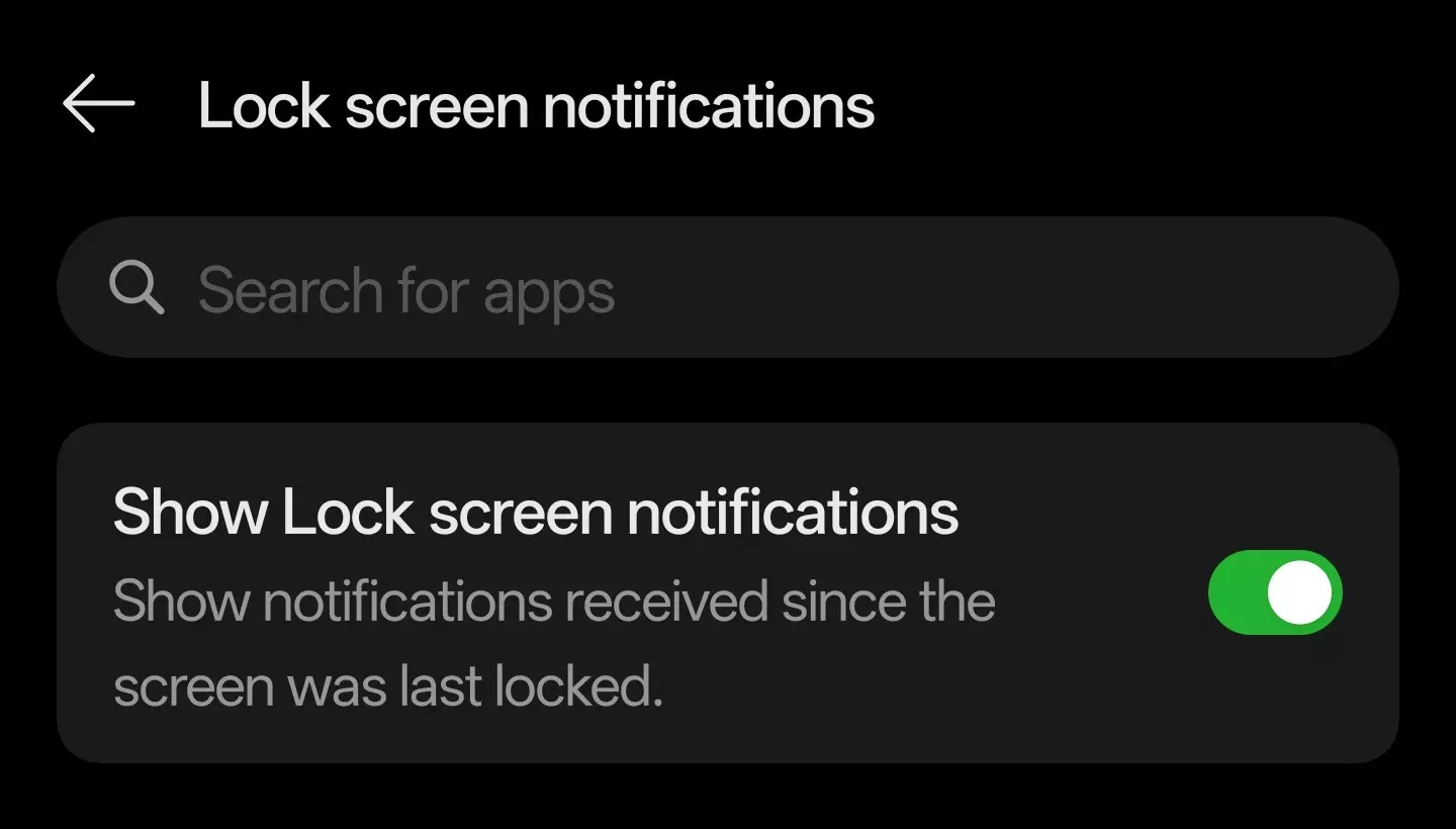 Lock Screen Notifications and RAM management Issues