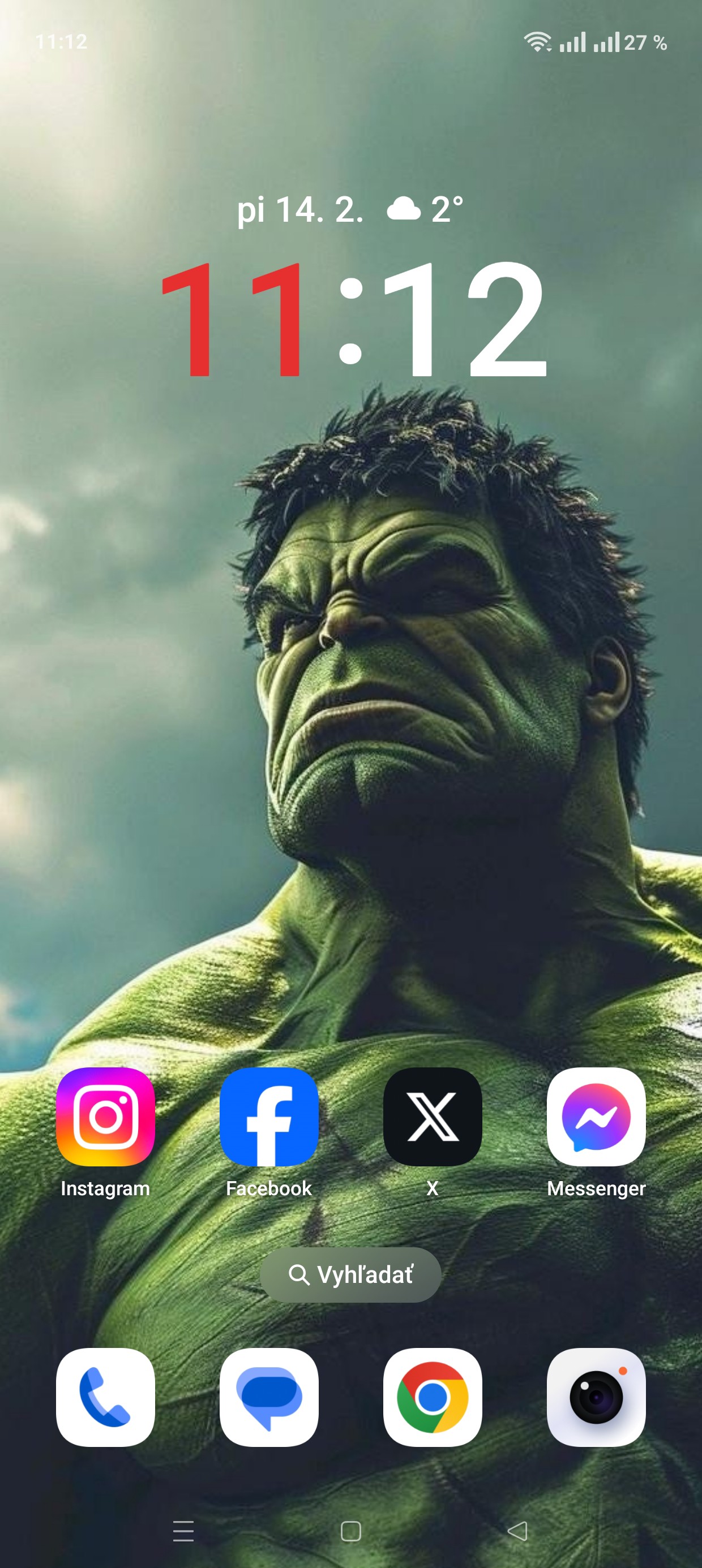 Is it possible to change the clock widget font?