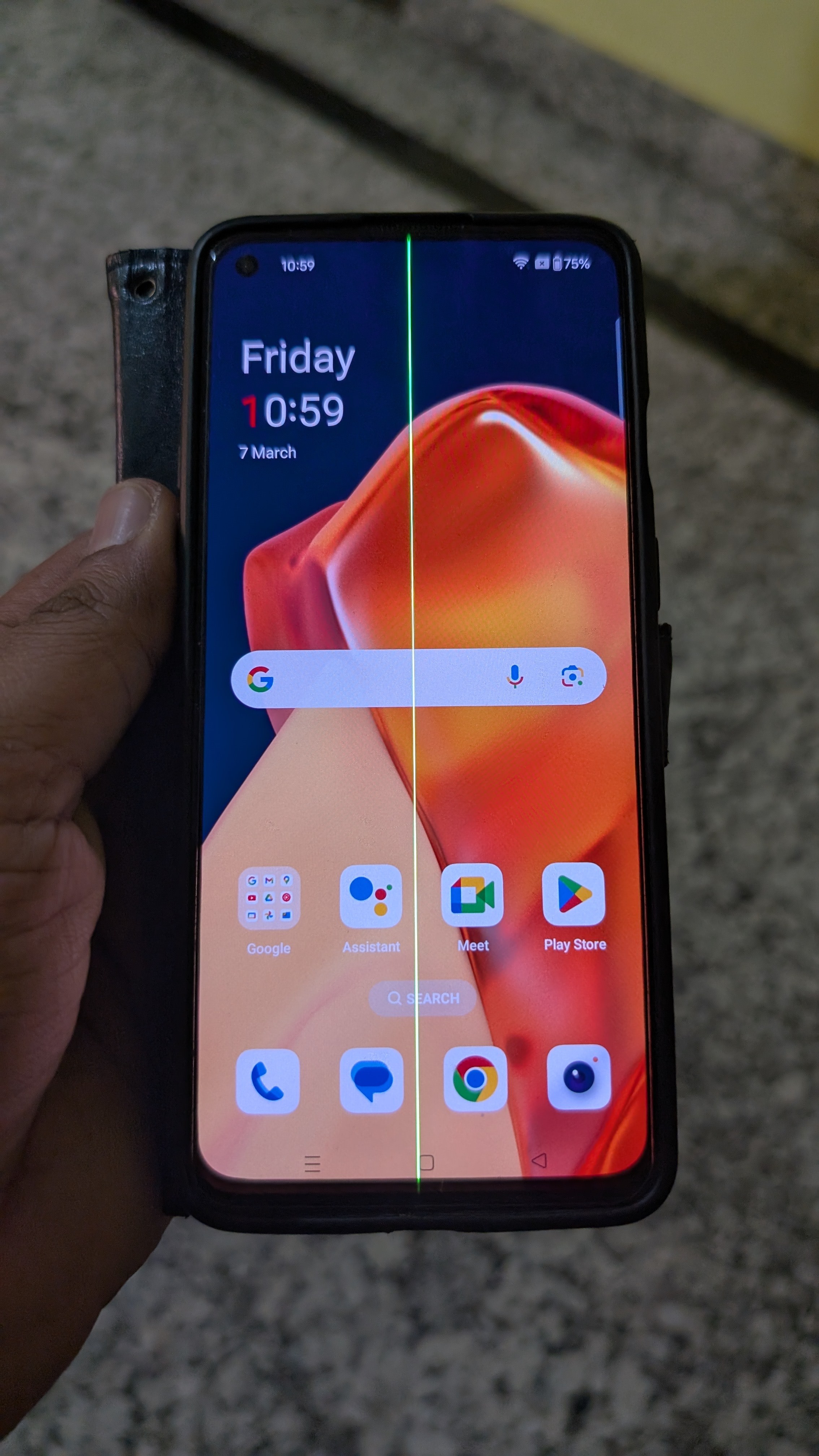 ONEPLUS 9R GREEN LINE ISSUE