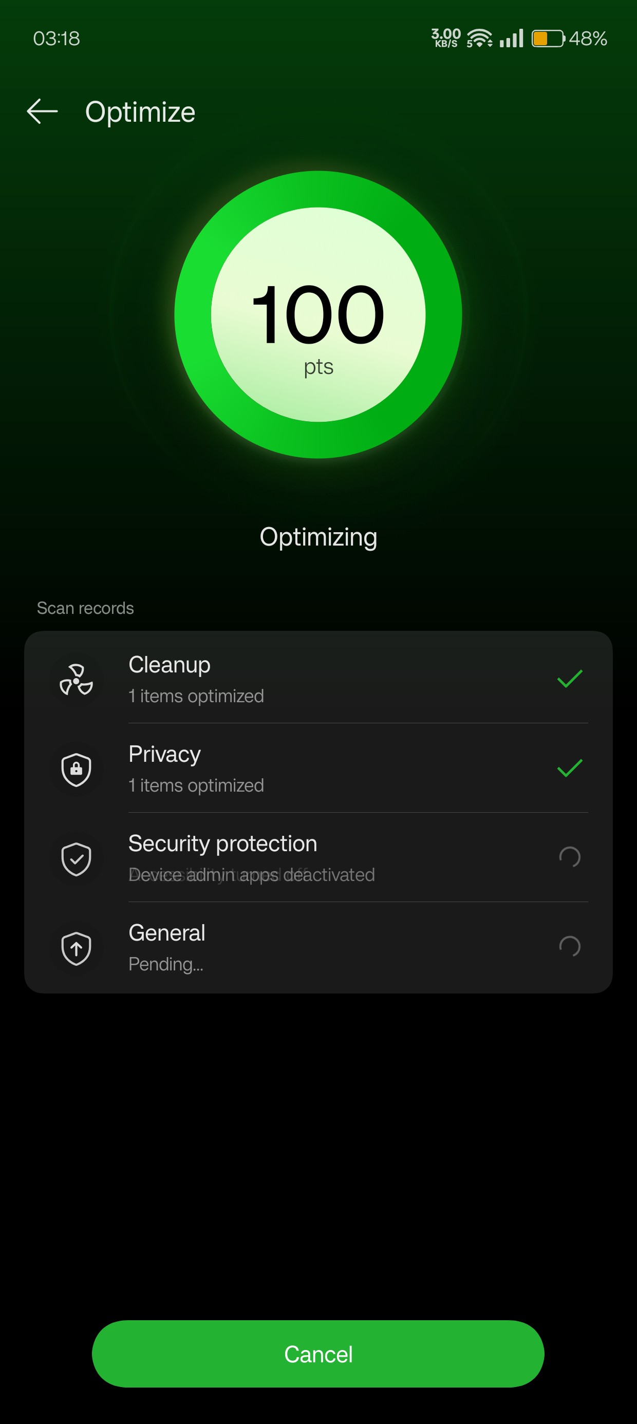 It is good that the phone manager is now available from the