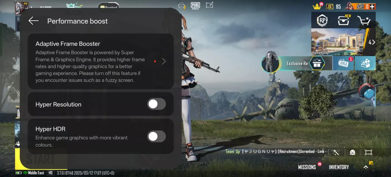 OnePlus 13 adaptive frame booster