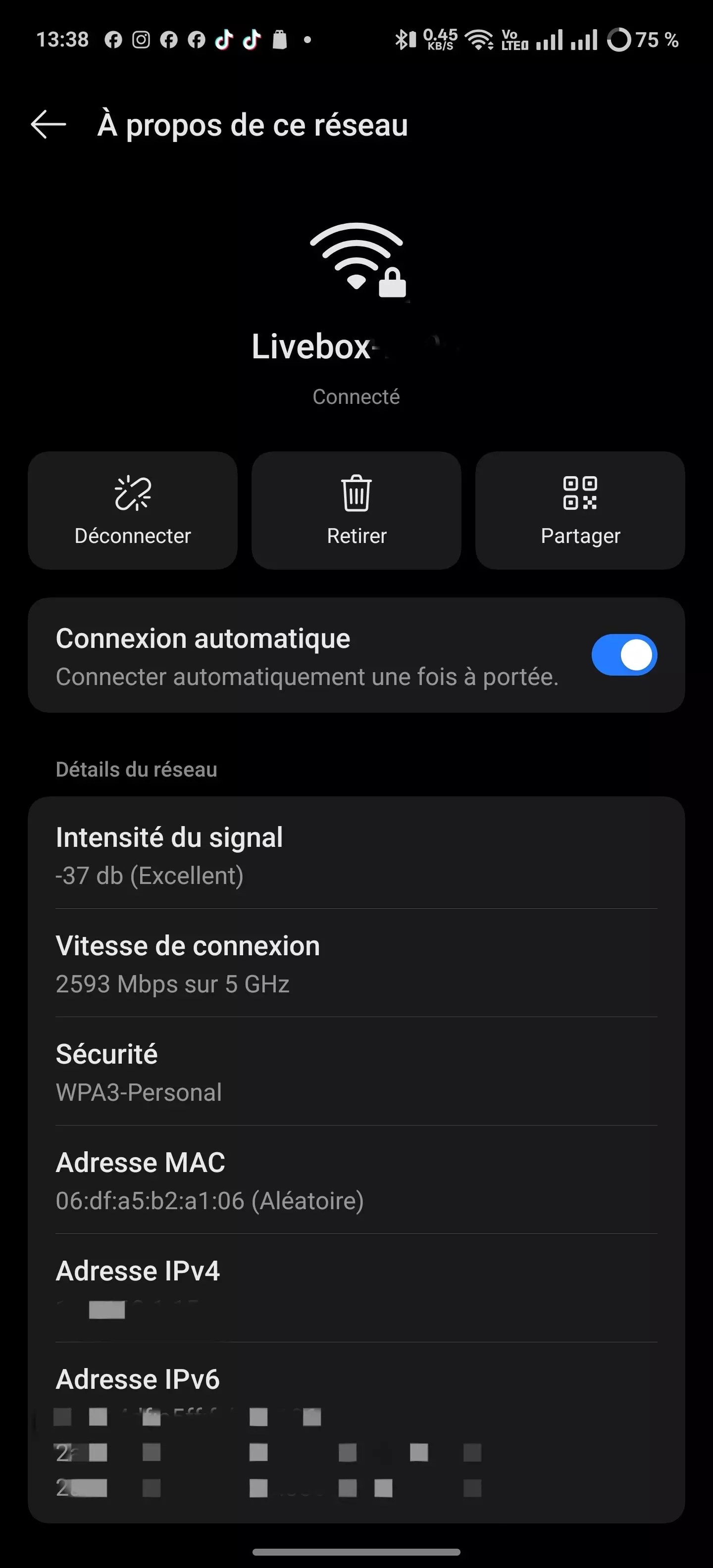 How to visualize wifi version (6 or 7)