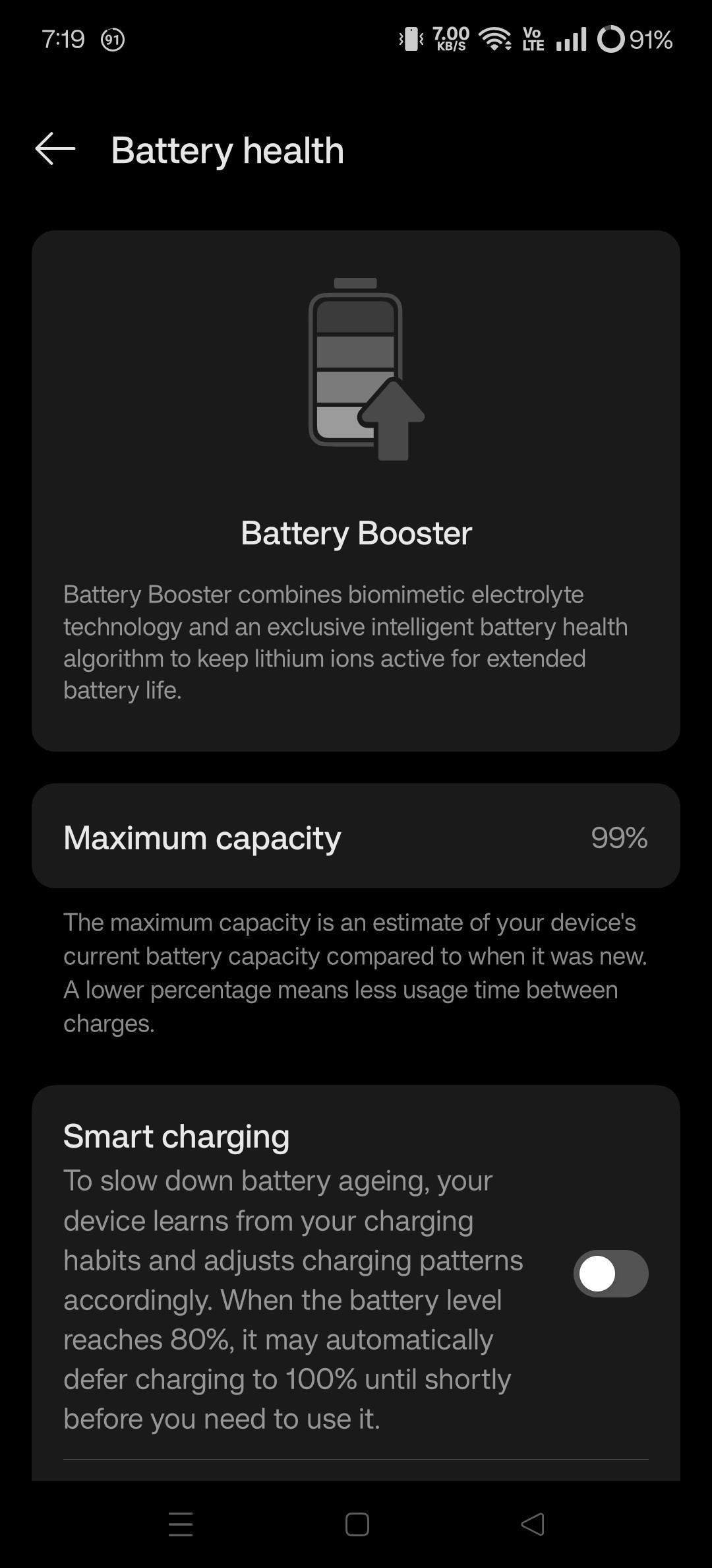 OnePlus 12 Battery drop