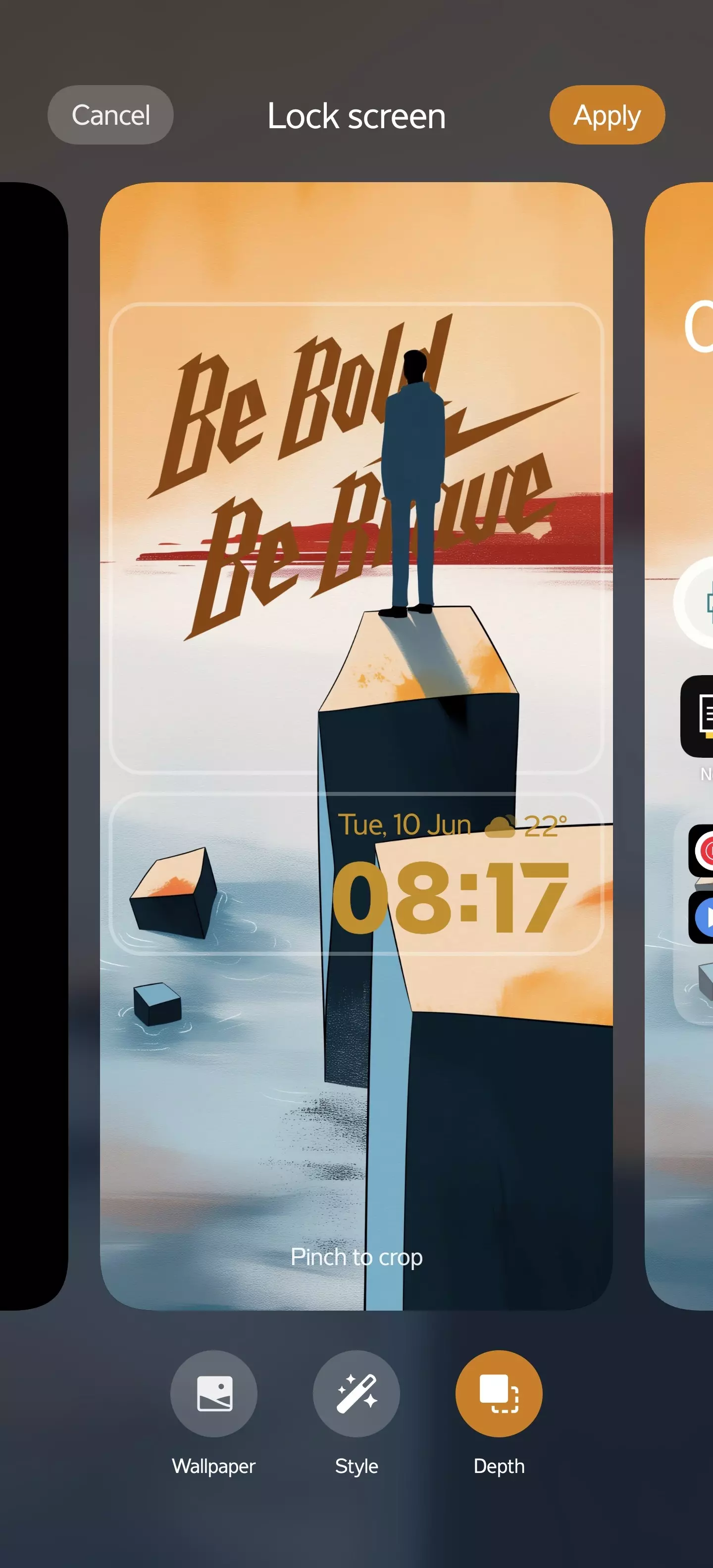 Be bold..... Be brave....... Always move forward...... Never