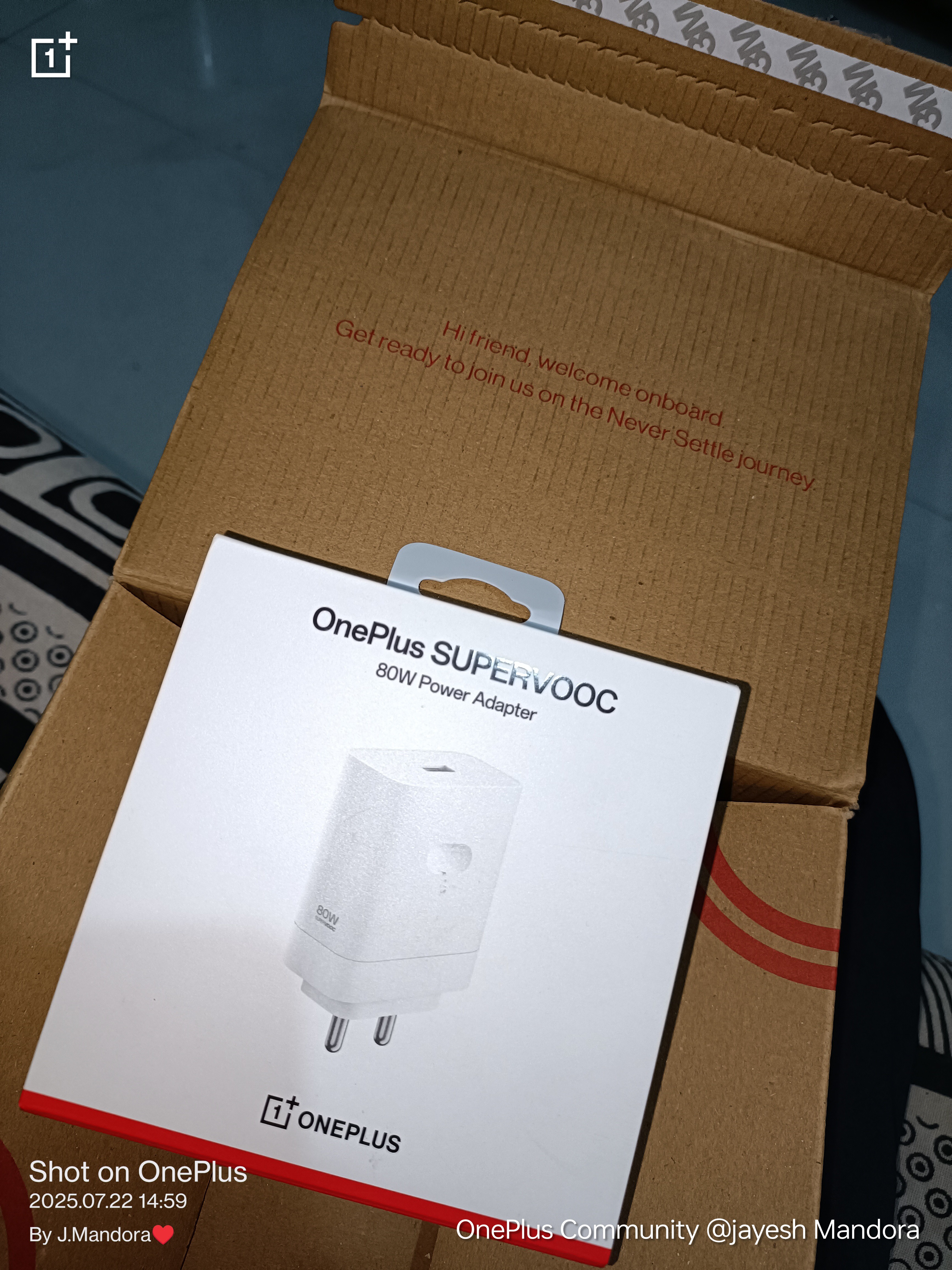 ONE PLUS SUPERVOOC 80W Order Received 🎉