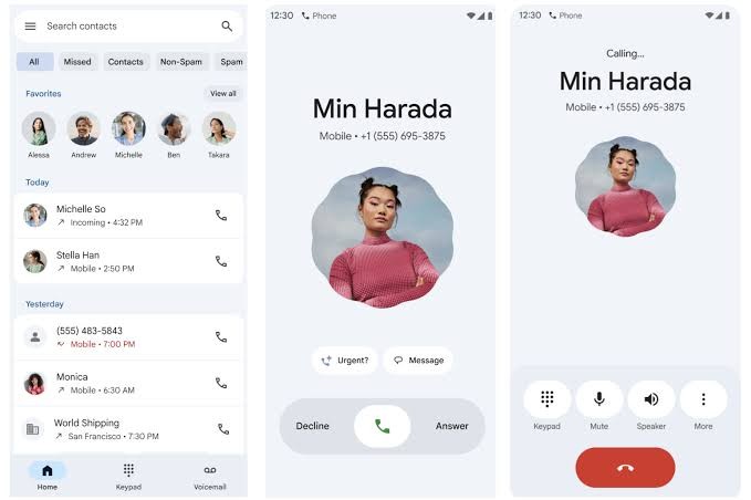 New Google Dialer App