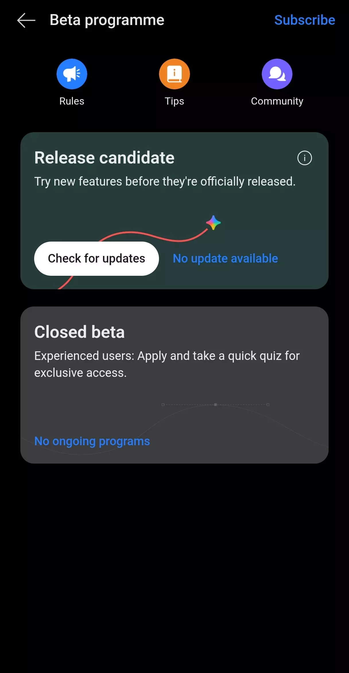 How to unregister my device from the beta programme?