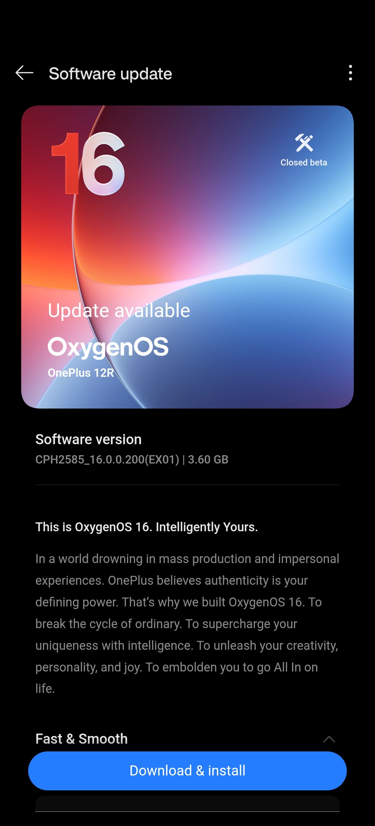 [We Want You!] OxygenOS 16 Open Beta Program for the OnePlus 12R is Now ...