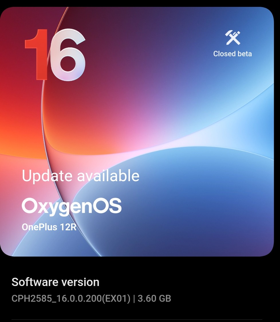 [We Want You!] OxygenOS 16 Open Beta Program for the OnePlus 12R is Now ...
