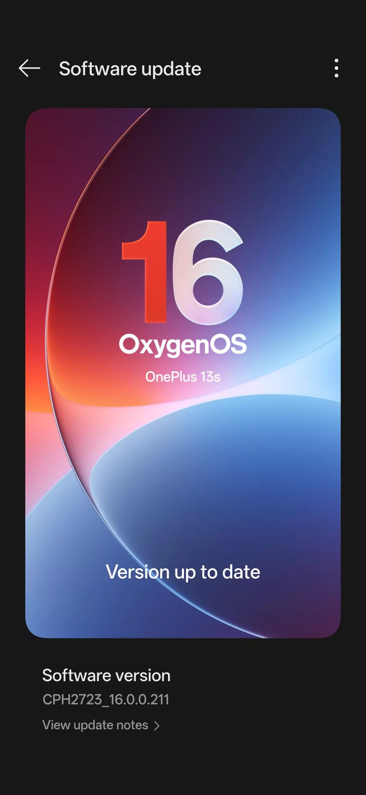 [CLOSED] Finally my OnePlus 13s is updated with the Stable v