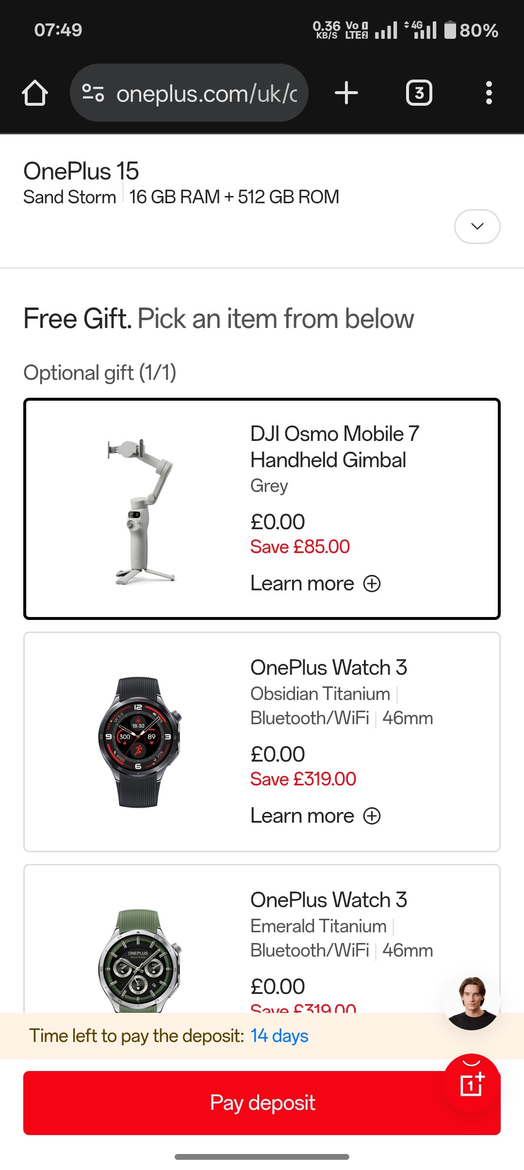 OnePlus 15 price reveal (UK)