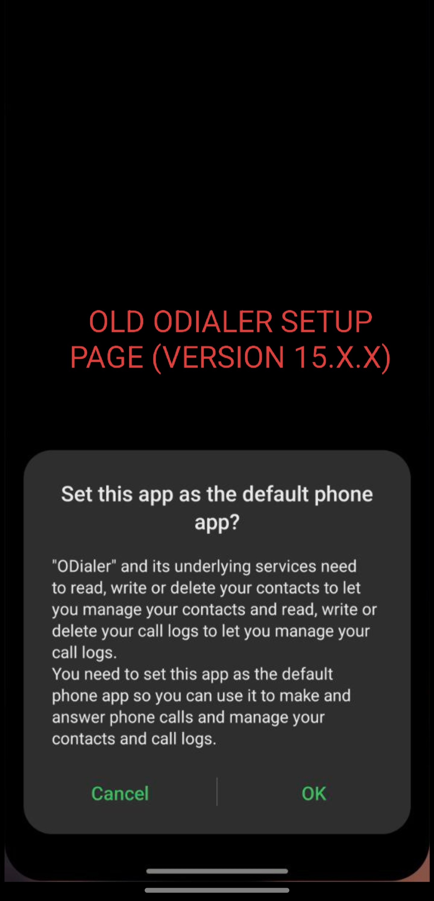 Oneplus updated the Odialer (Version 16) very close to the stock dialer ...