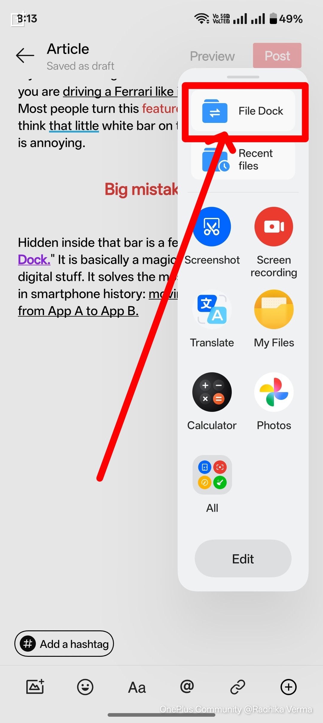 Smart Sidebar & File Dock (AKA: The "I’m Too Lazy to Click Save" Tool)