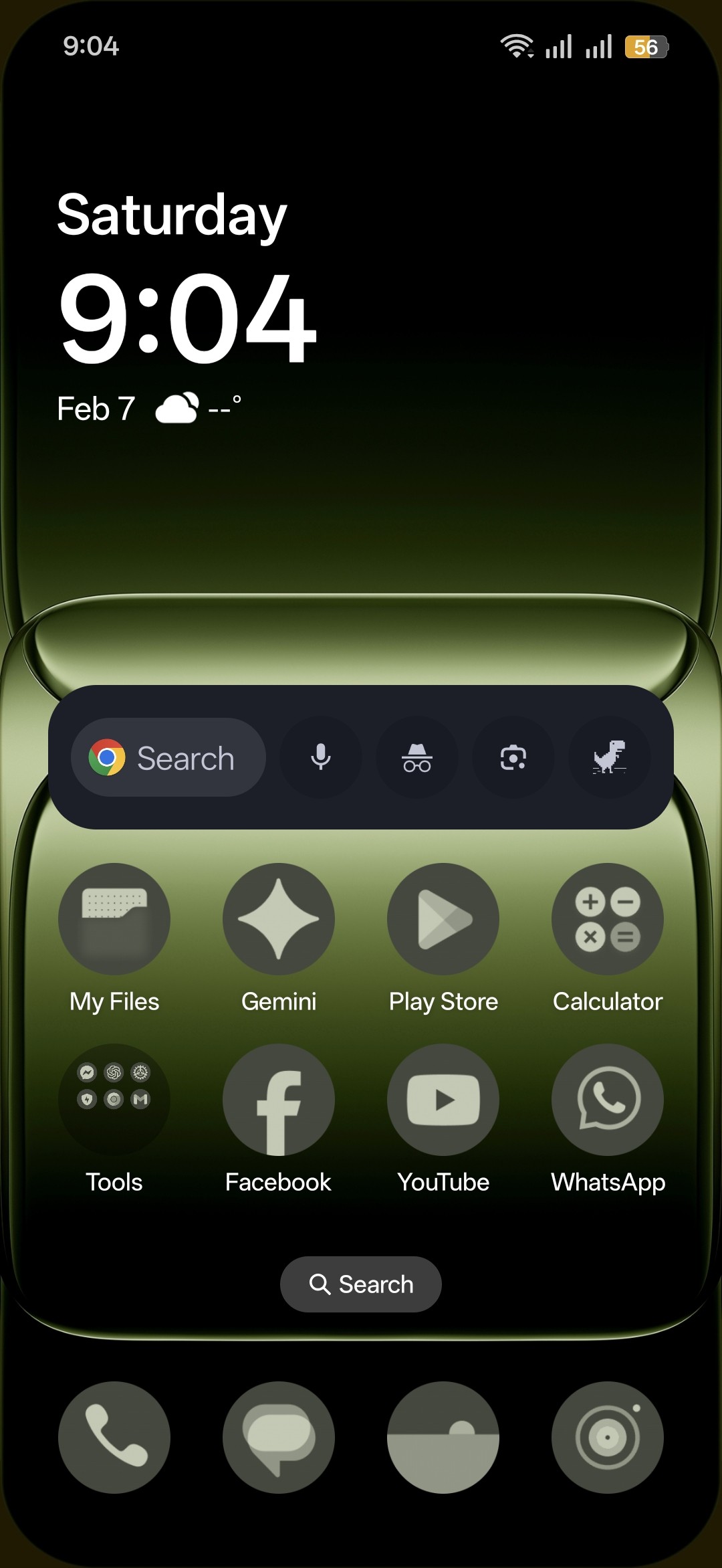 Stock Home screen setup is looking Awesome 😎