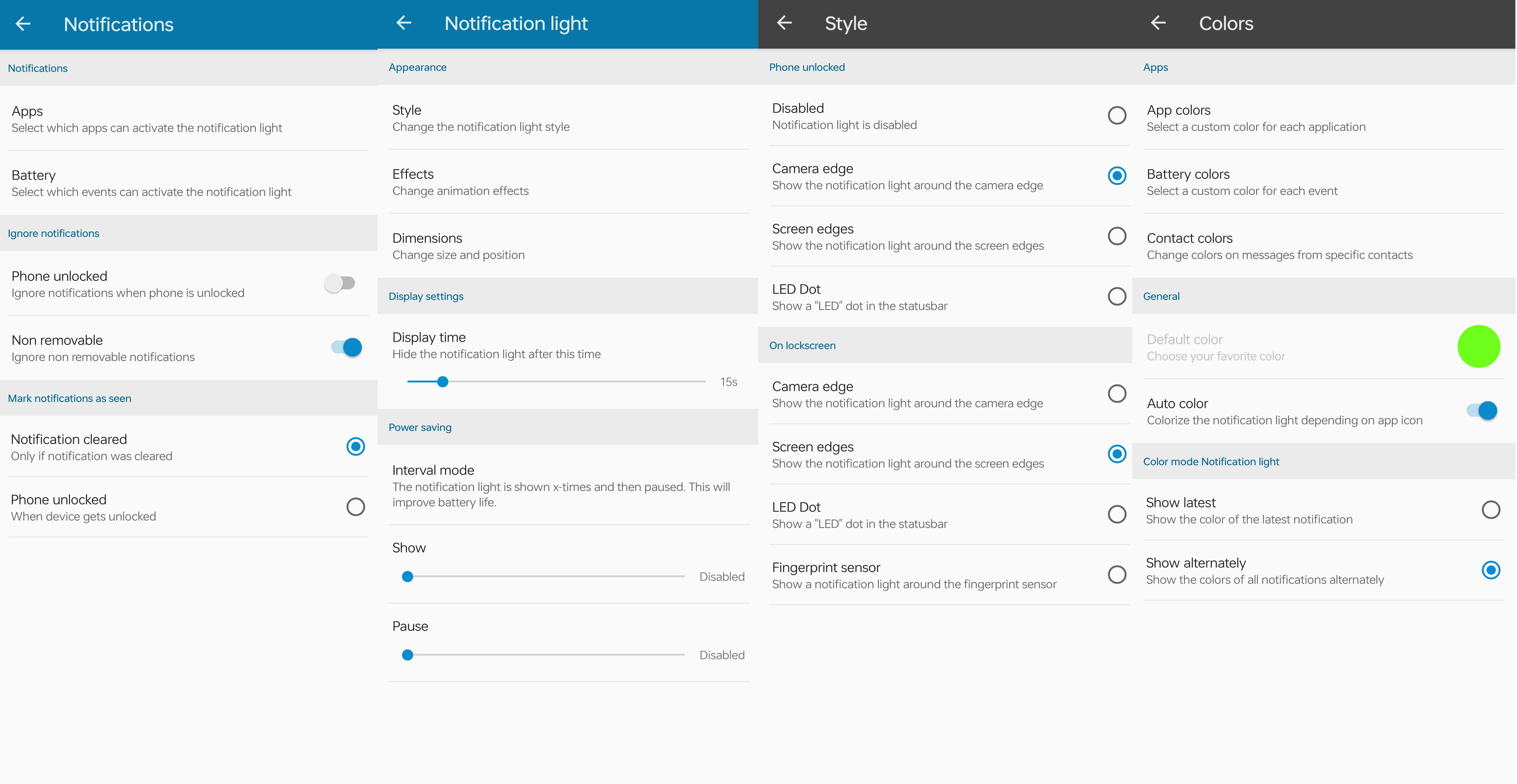 aodNotify - Notification Light for OnePlus