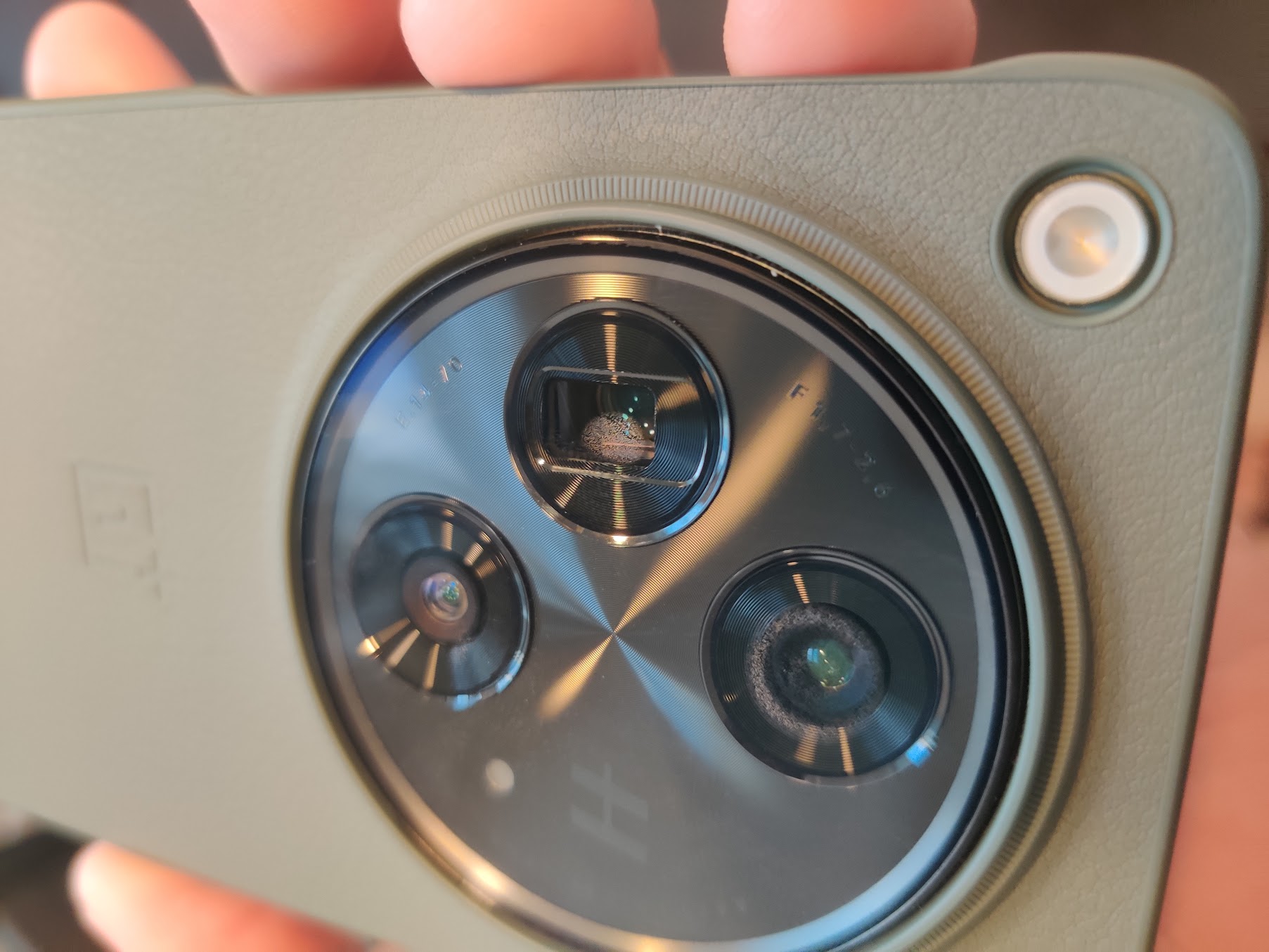 Condensation inside Open camera lensThis morning I was in my