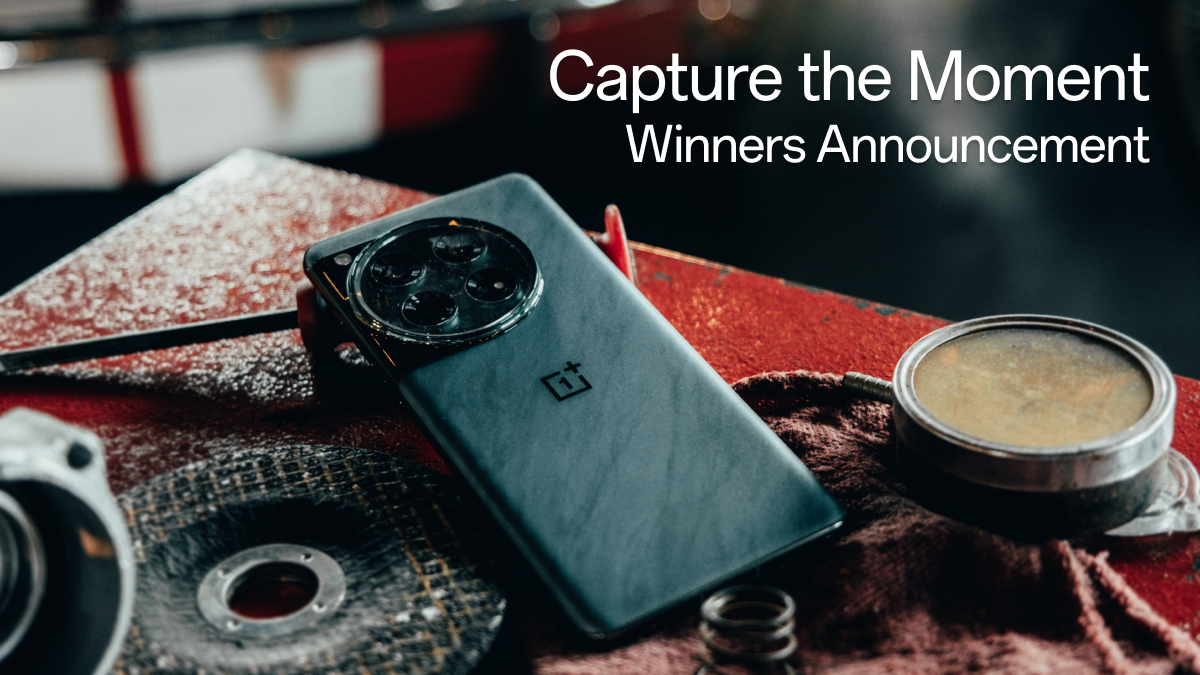 [Winners Announcement] 'Capture The Moment' with OnePlus 12