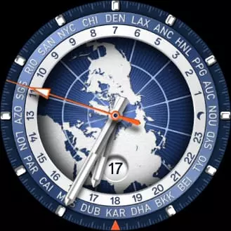 Excellent World Timer watch face by OnePlus