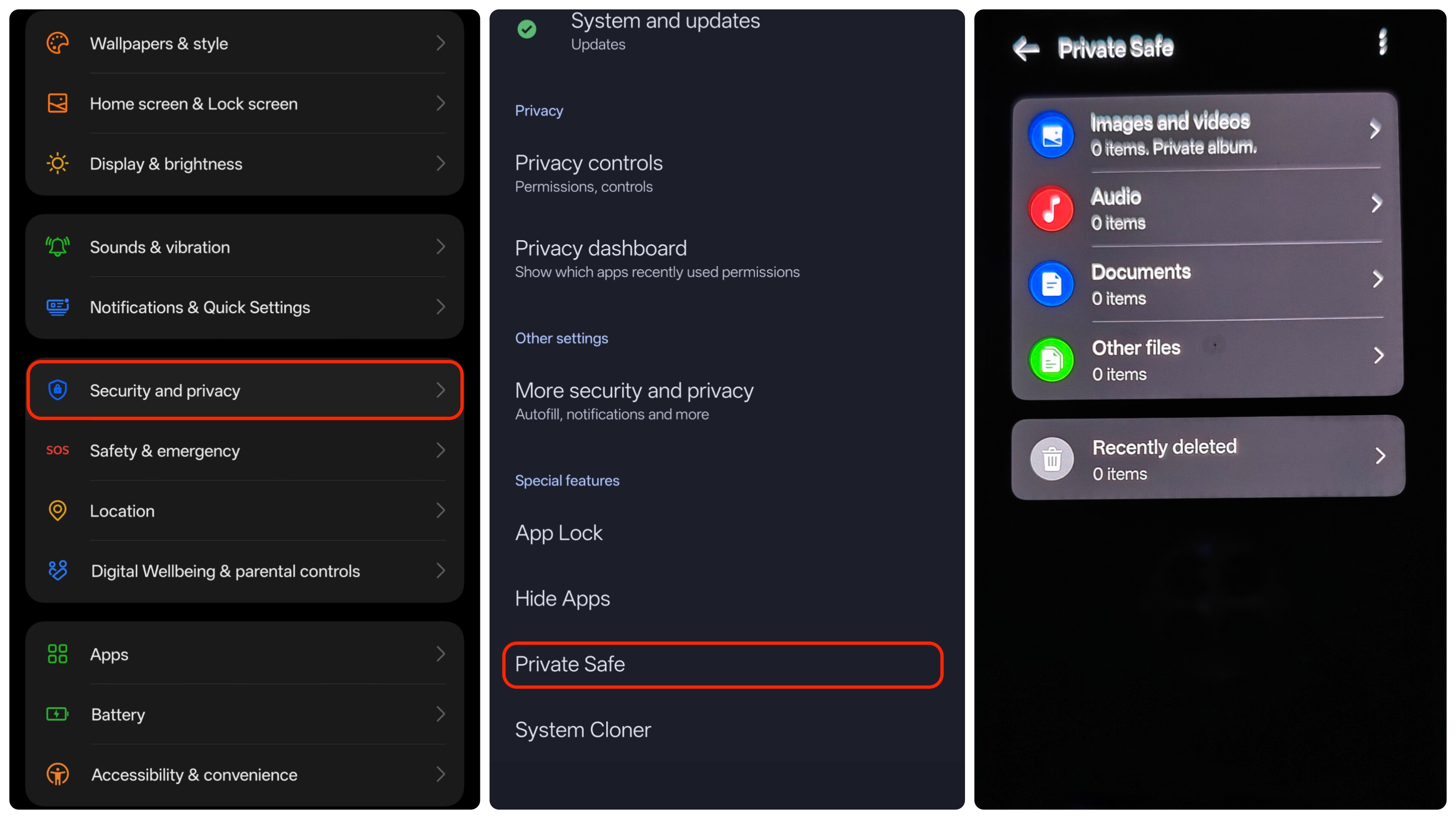 Private Safe: Keep it secret, Keep it secure.