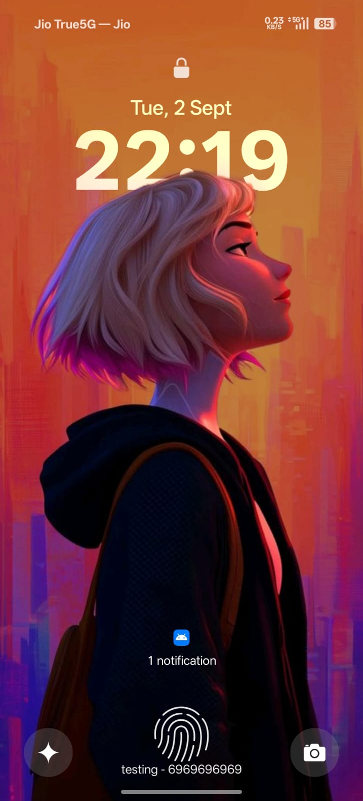 Lock Screen Signature